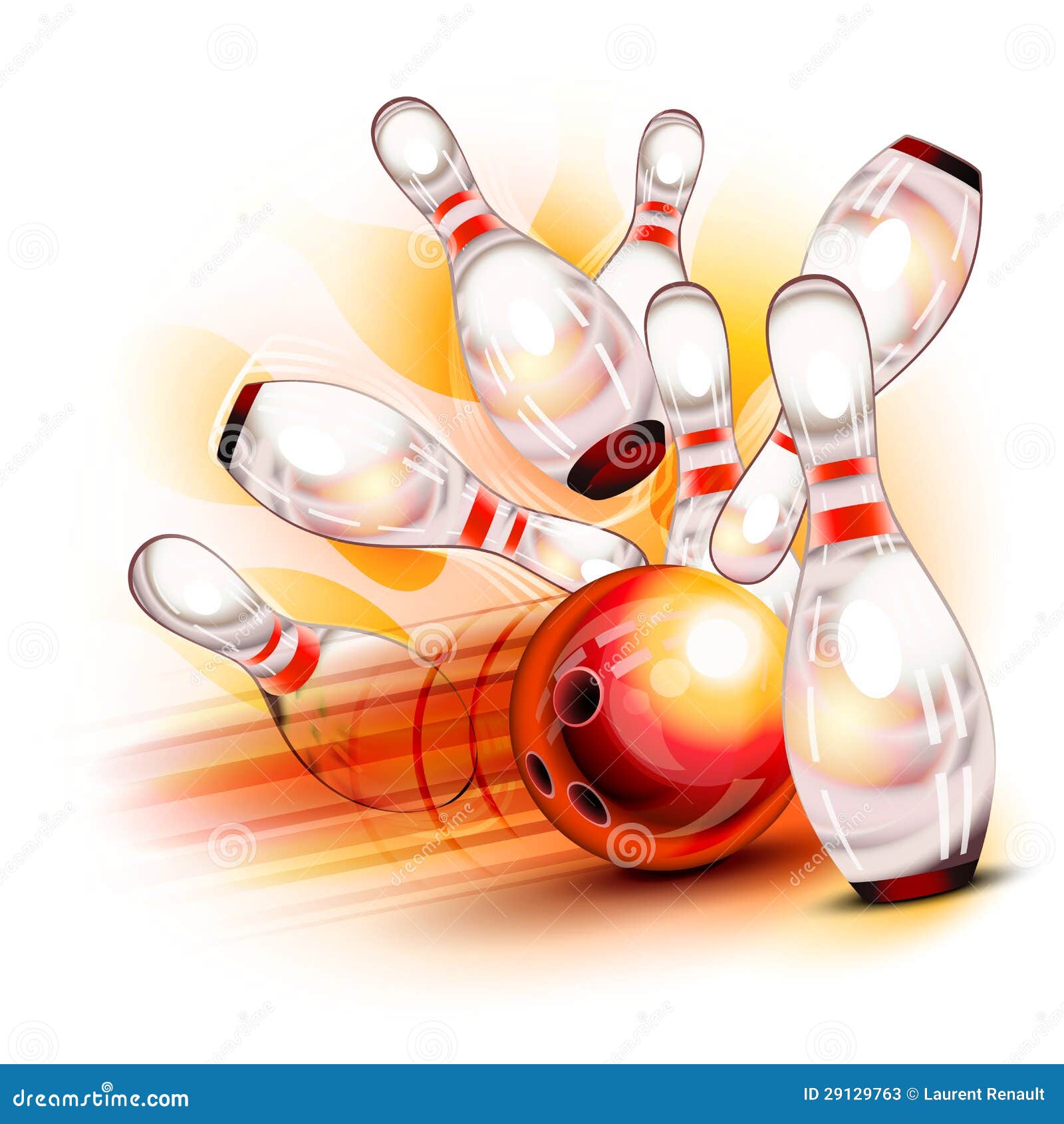 Bowling Pins Vector Illustration | CartoonDealer.com #9835950
