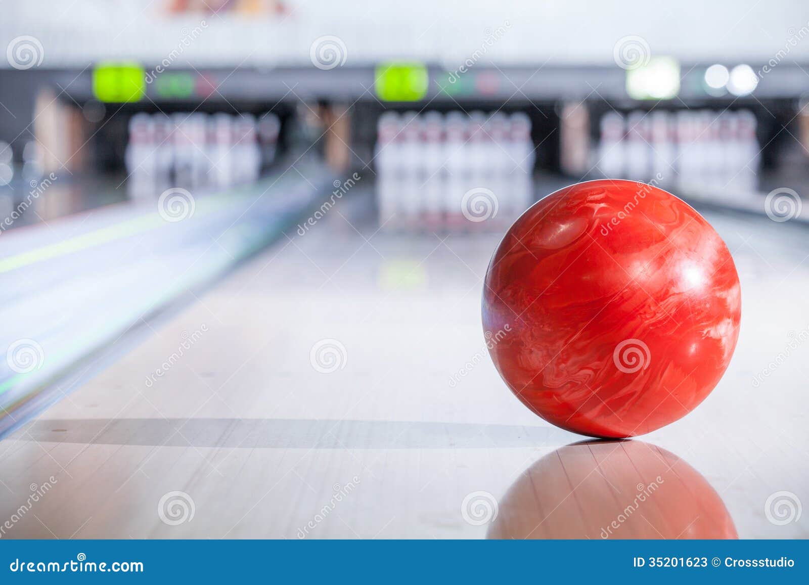 Bowling ball with pins. stock image. Image of colors - 35201623