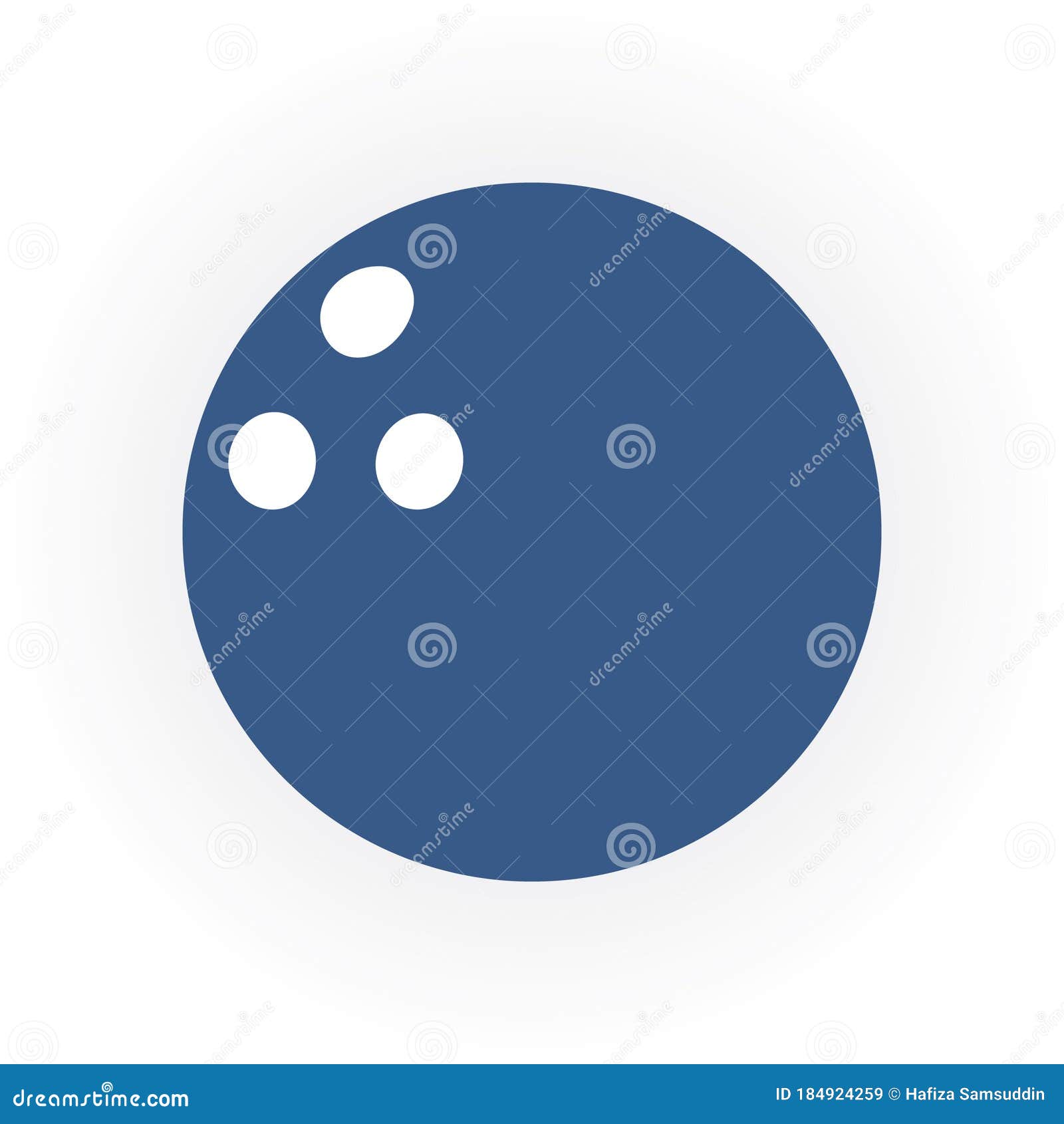 Bowling Ball. Vector Illustration Decorative Background Design Stock ...