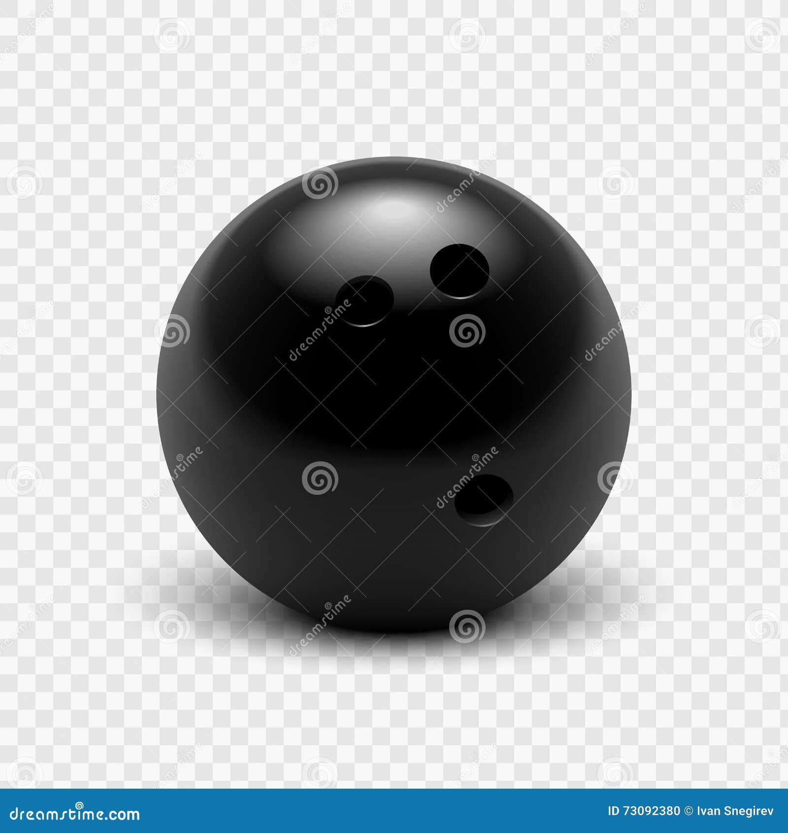 Bowling ball stock vector. Illustration of game, template - 73092380