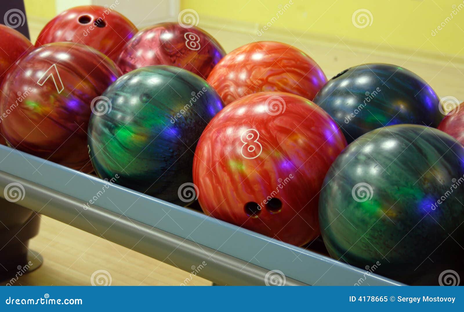 Bowling balls stock image. Image of sport, object, sphere - 4178665