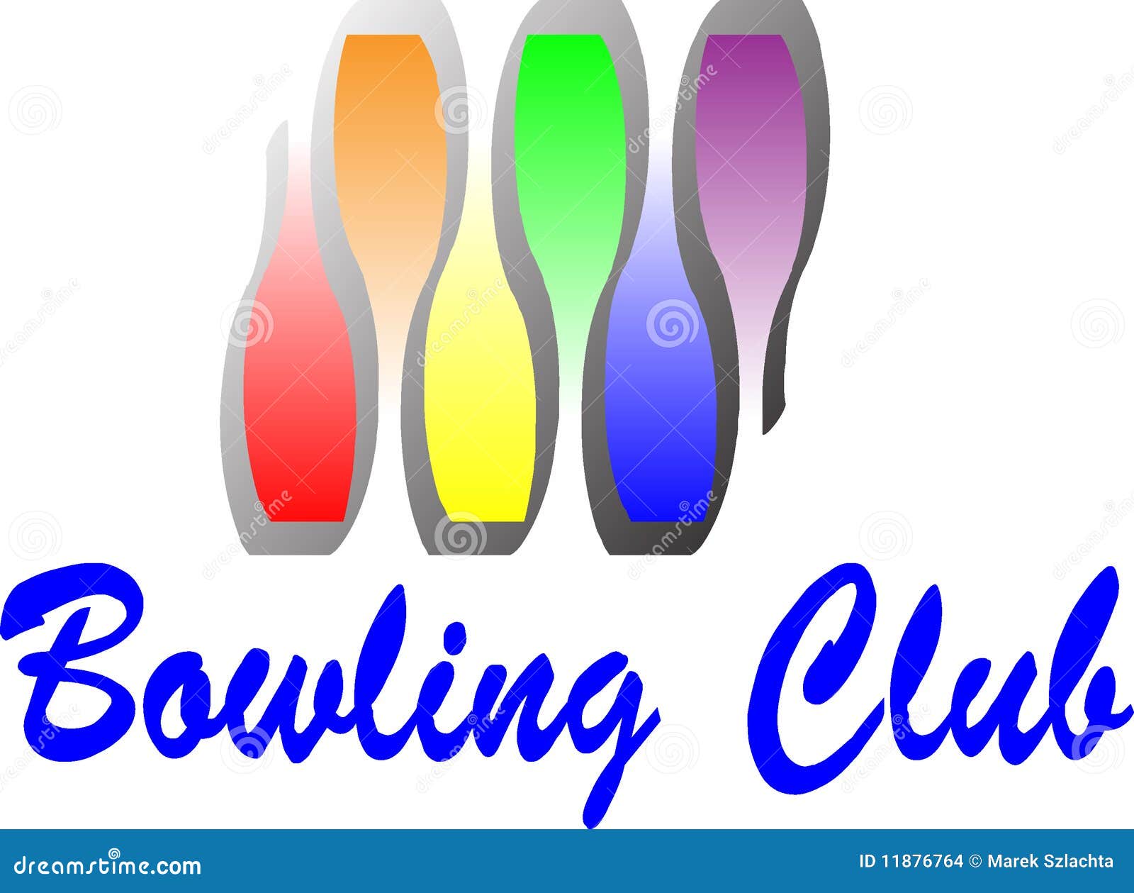 Bowling club logo stock vector. Illustration of bowling - 11876764