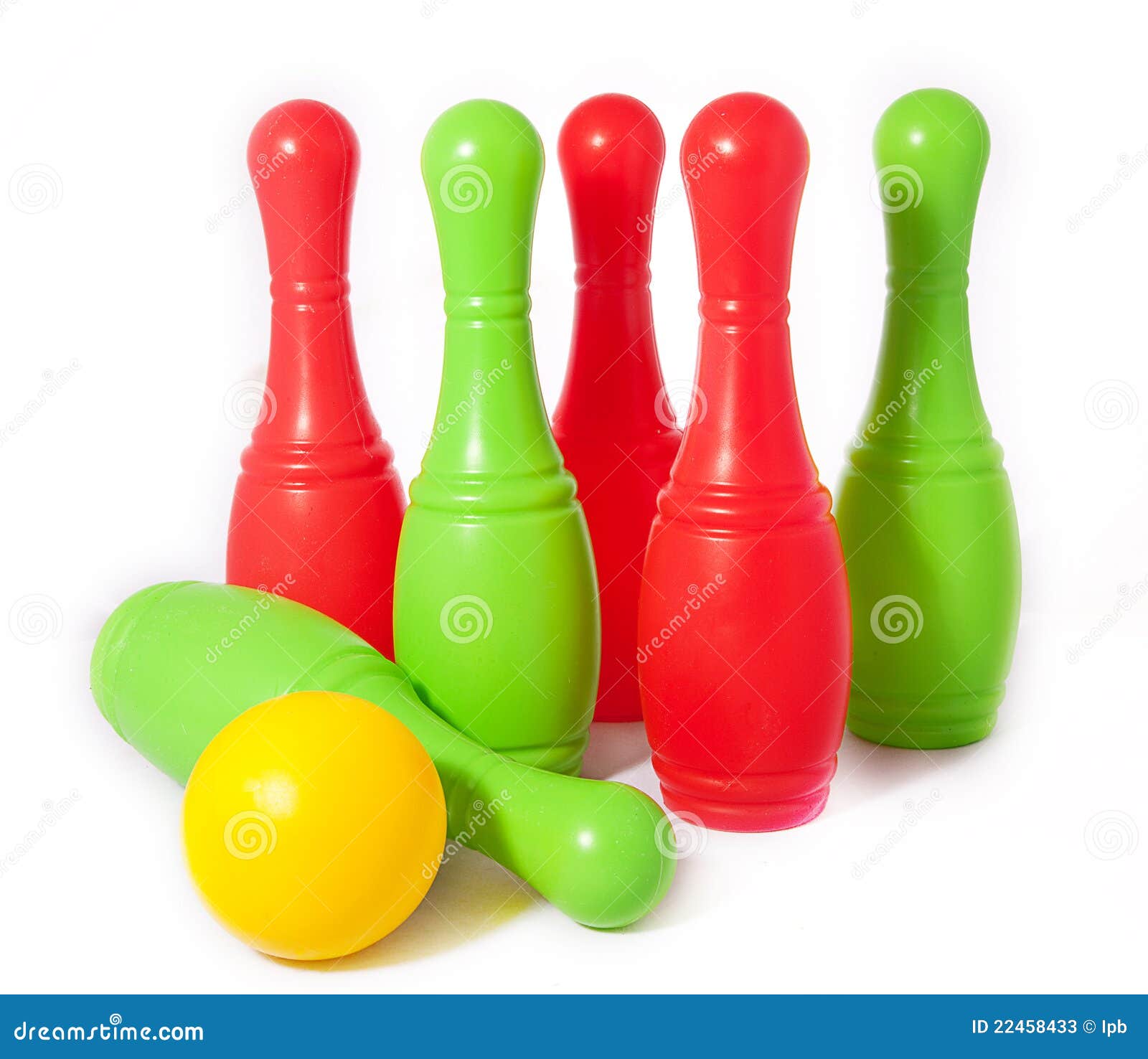 Bowling Colorful Skittles for Children Stock Image - Image of kegling ...