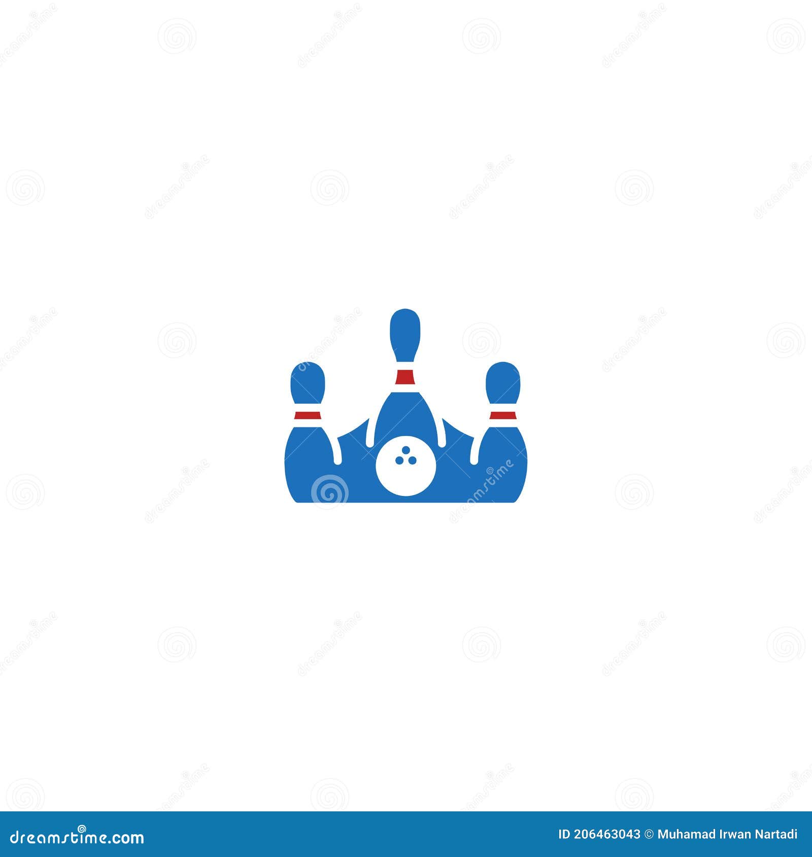 Bowling Crown King Logo Icon Template Stock Vector - Illustration of ...