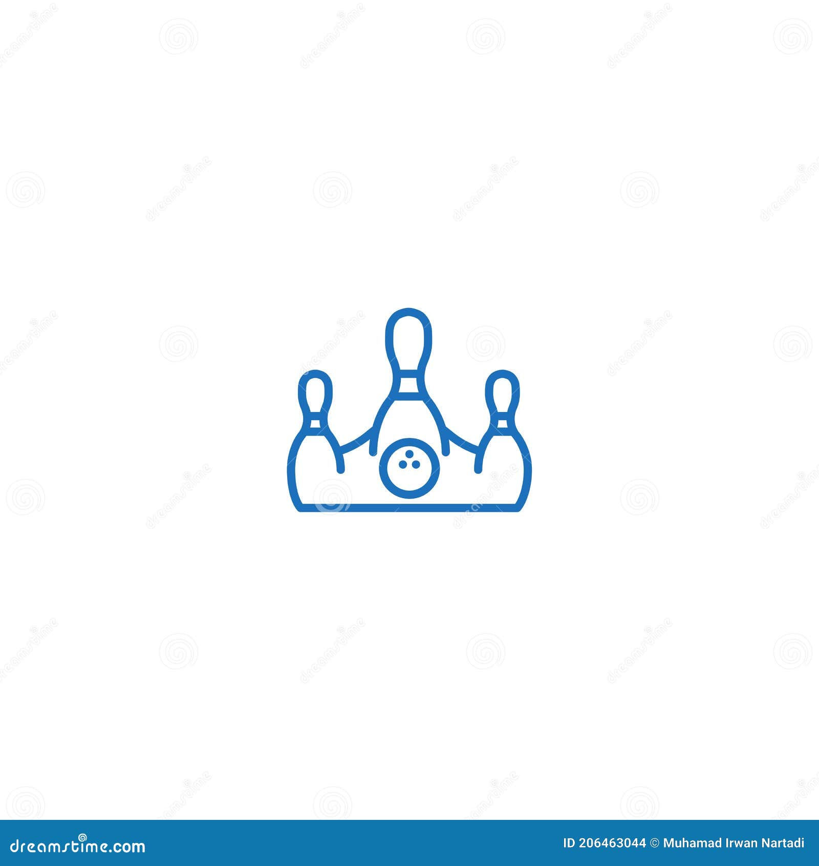 Bowling Crown King Logo Icon Template Stock Vector - Illustration of ...