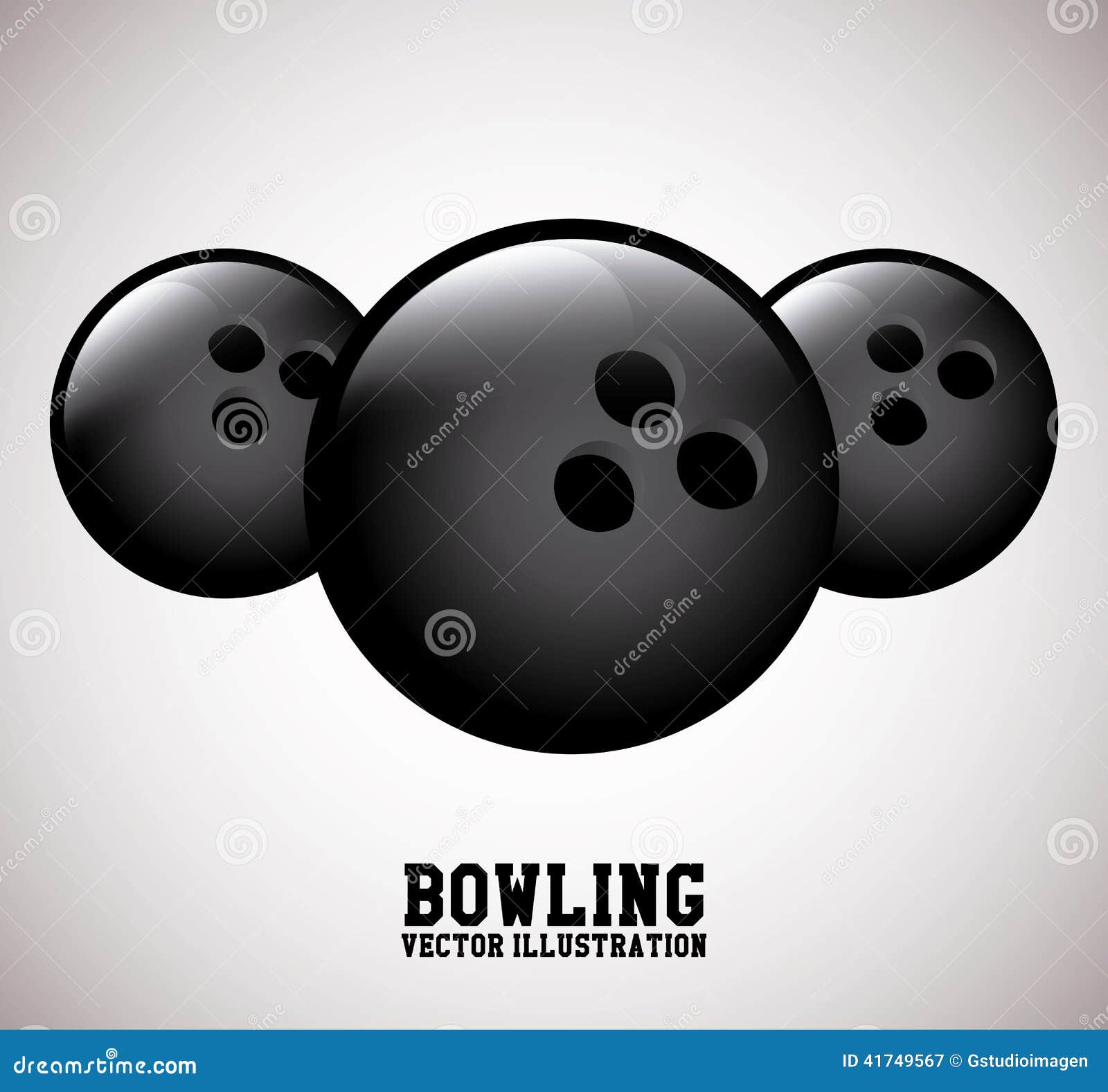 Bowling design stock vector. Illustration of movement - 41749567