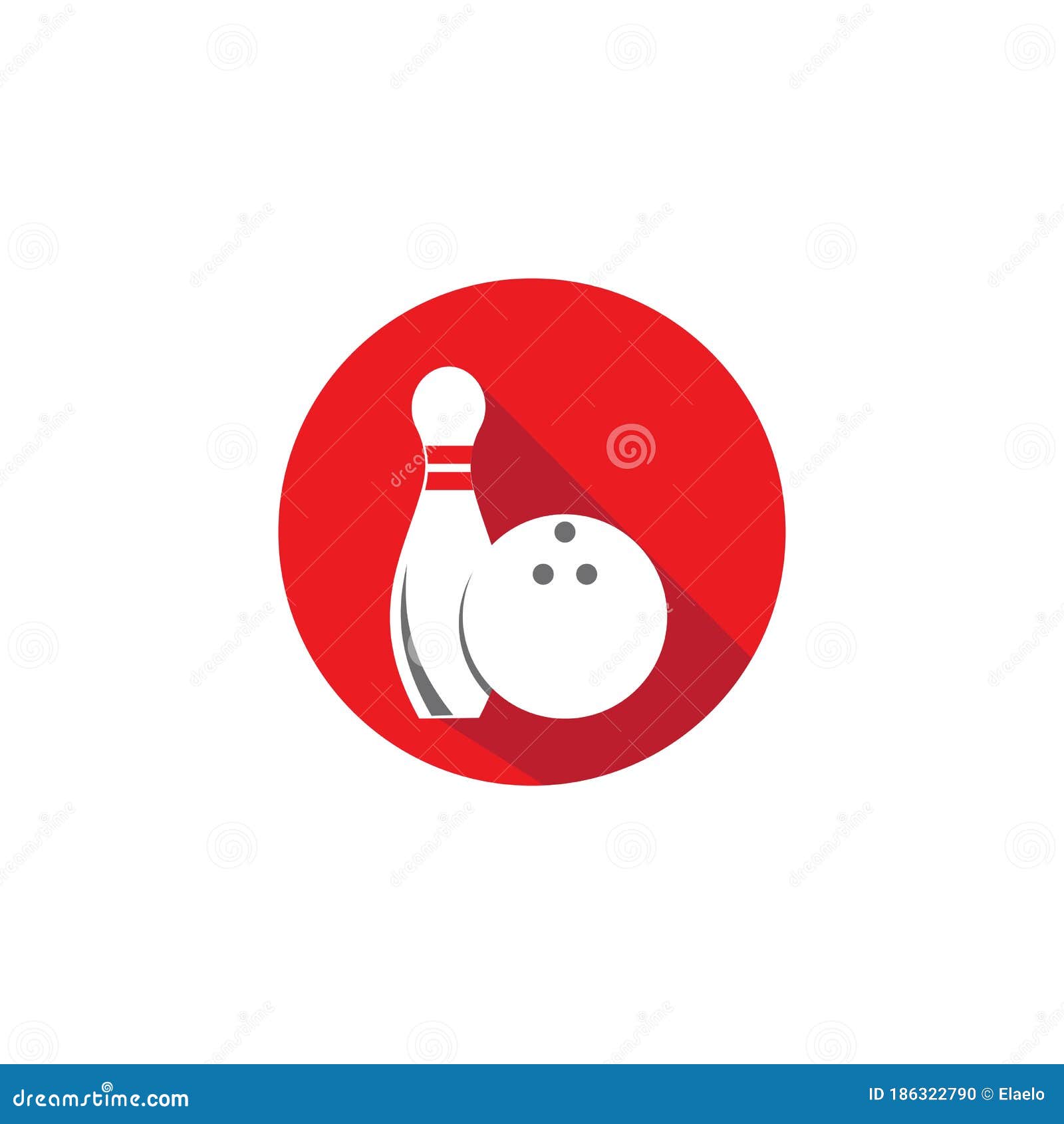 Bowling Kingpin Strike Icon. Outline Bowling Kingpin Strike Vector Icon ...