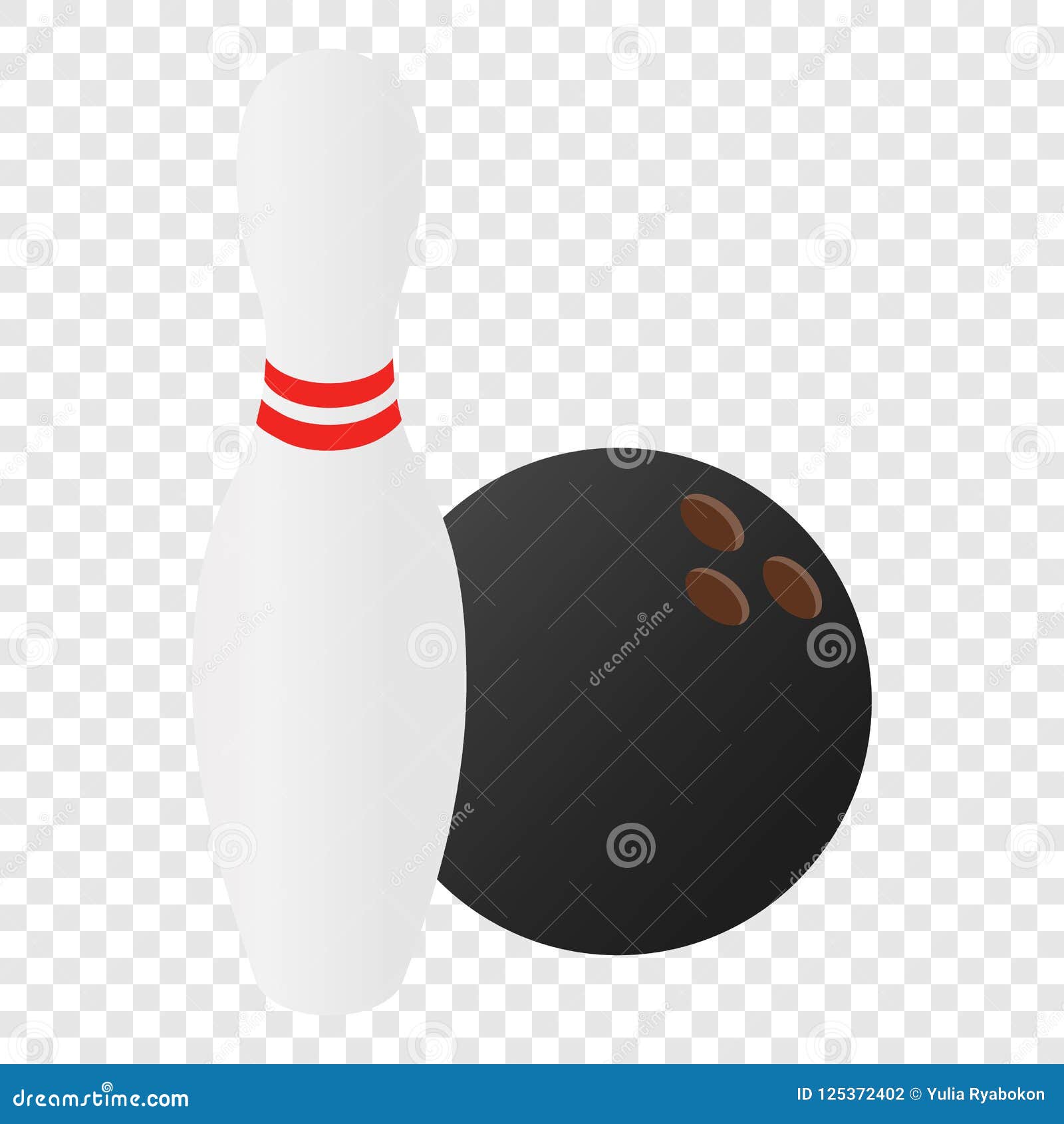 Bowling isometric 3d icon stock illustration. Illustration of abstract ...