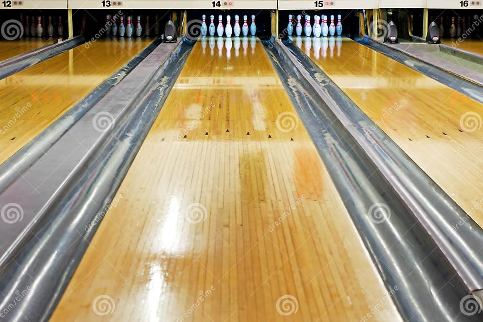 Bowling lane stock photo. Image of recreation, recreational - 26363742