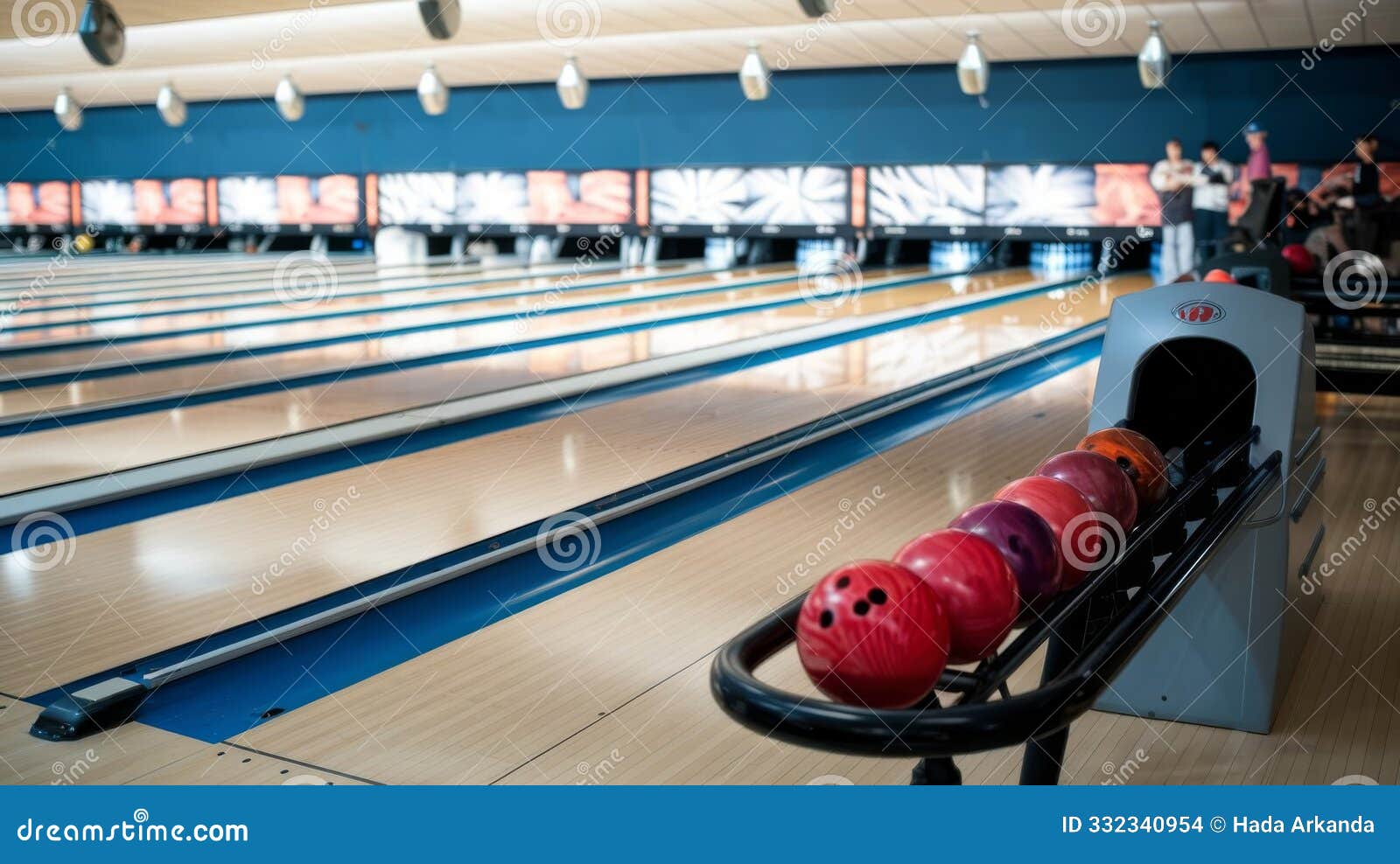 Bowling Lanes #2: How about a Bowling Match Stock Illustration ...