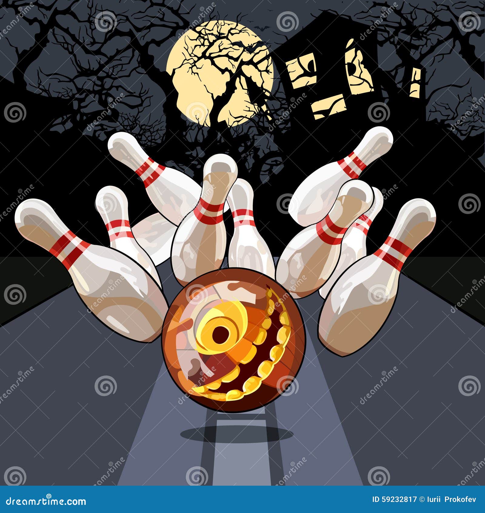 Bowling Night Original Poster For Bowling Club Party. A4 Scaled ...