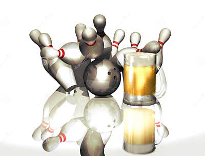 Bowling party stock illustration. Illustration of bowling - 24698152