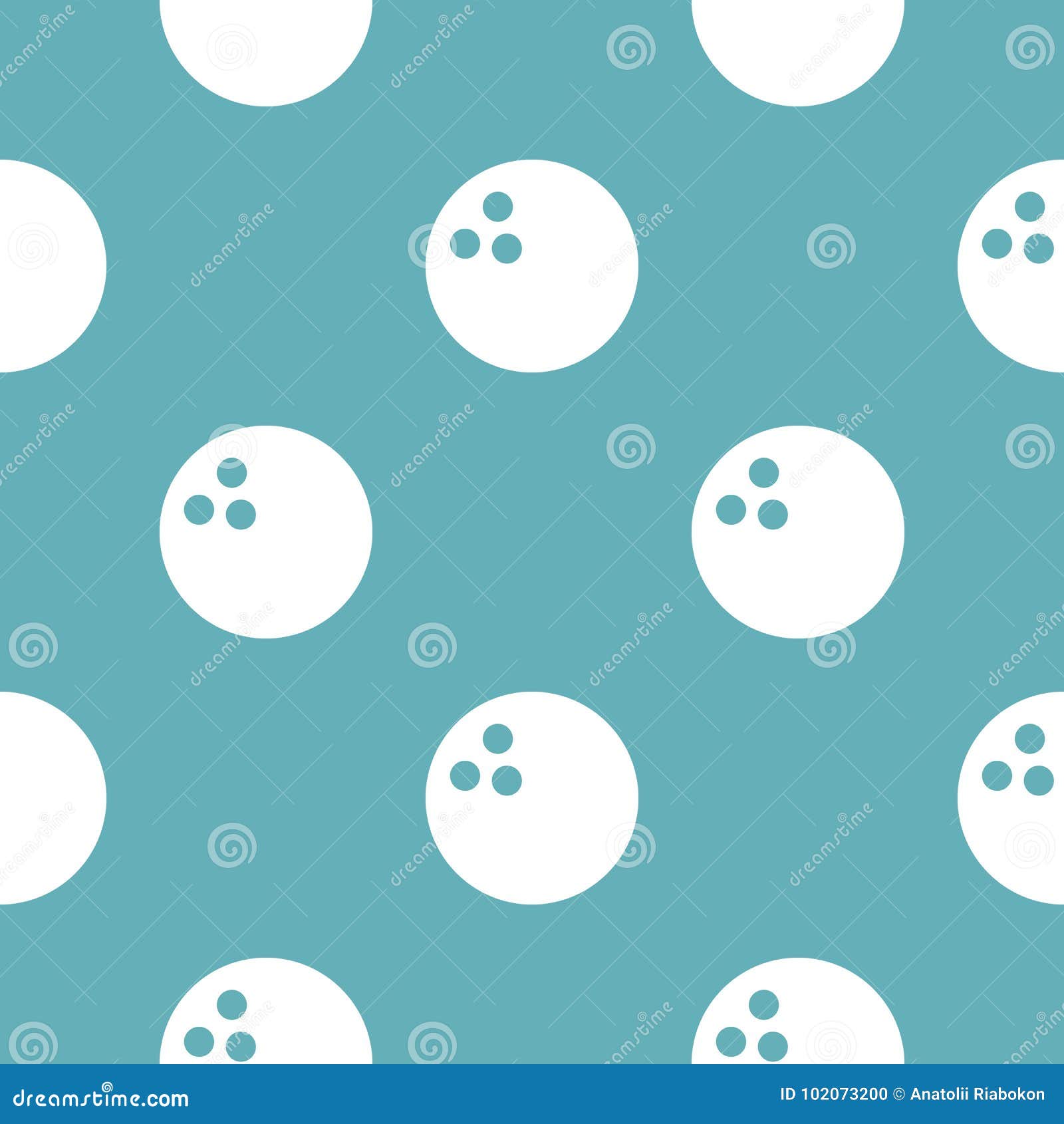 Bowling Pattern Seamless Blue Stock Vector - Illustration of lines ...