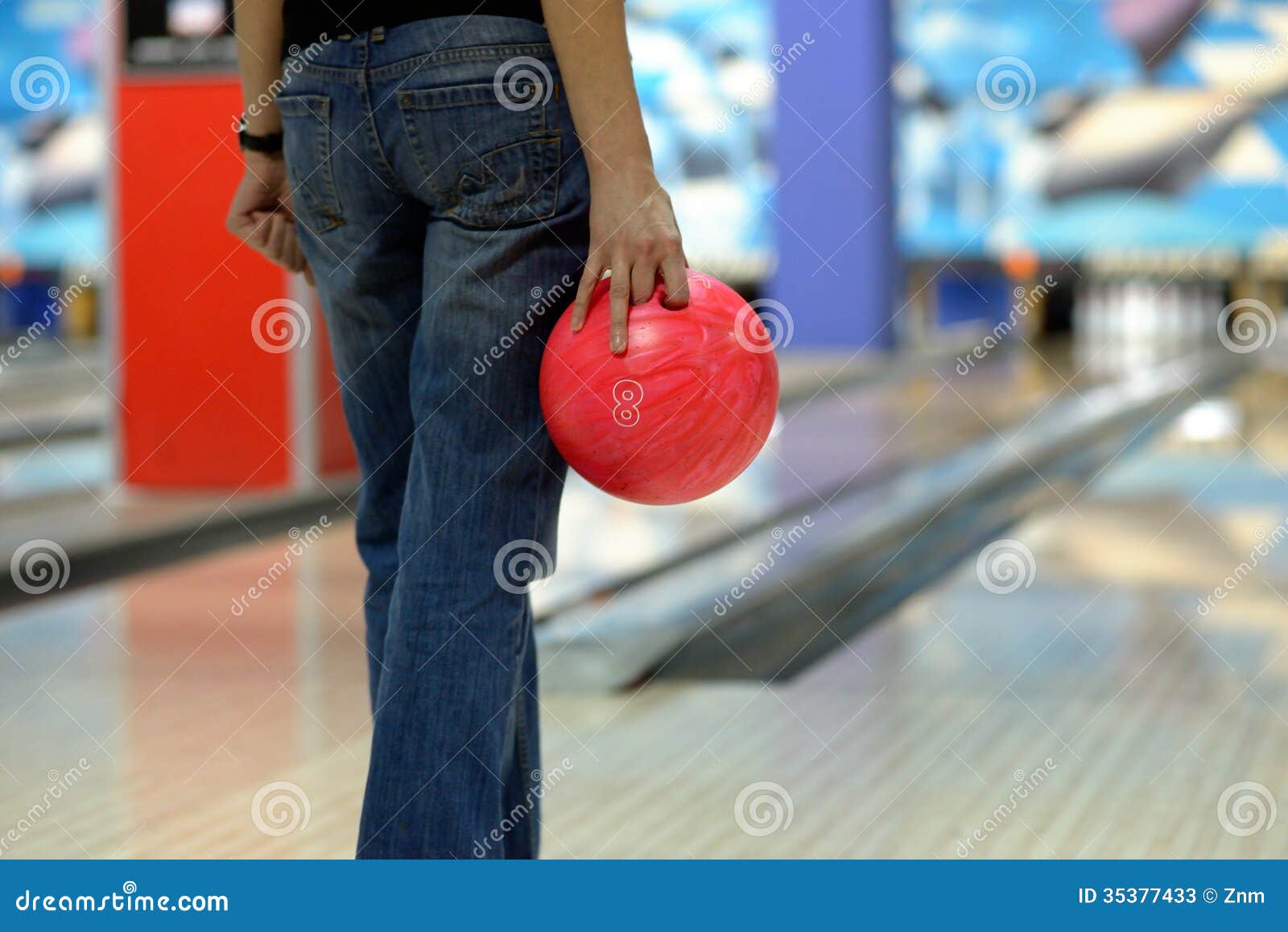 Bowling stock image. Image of leisure, sport, wait, wooden - 35377433