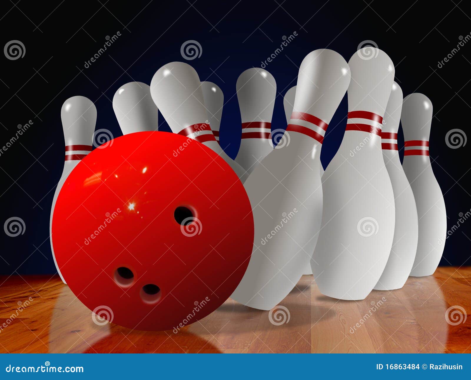 Bowling pin down stock illustration. Illustration of clipping - 16863484