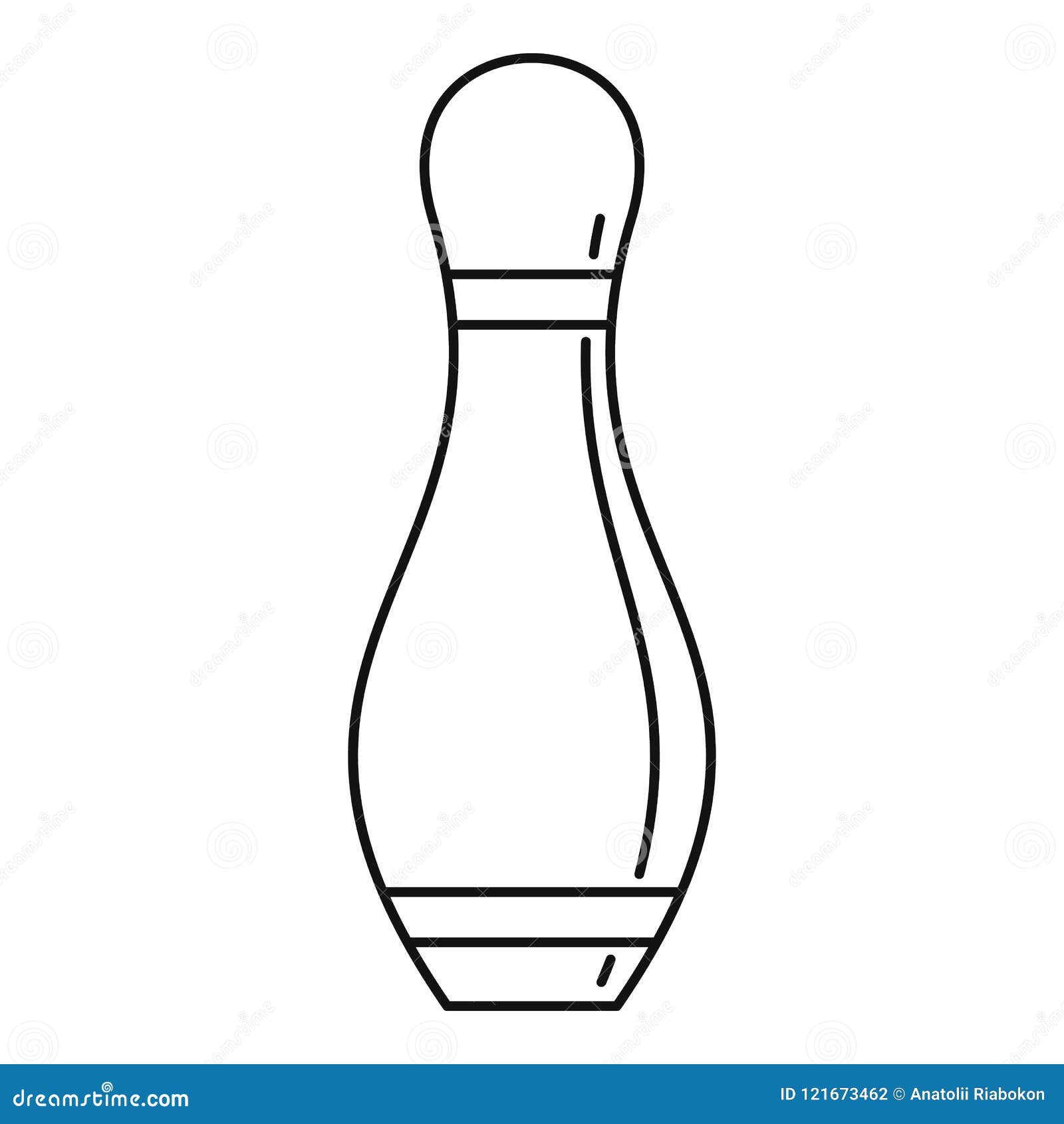 Bowling Pin Icon, Outline Style Stock Vector - Illustration of kingpin ... Bowling Pin Icon, Outline Style Stock Vector - Illustration of kingpin ...