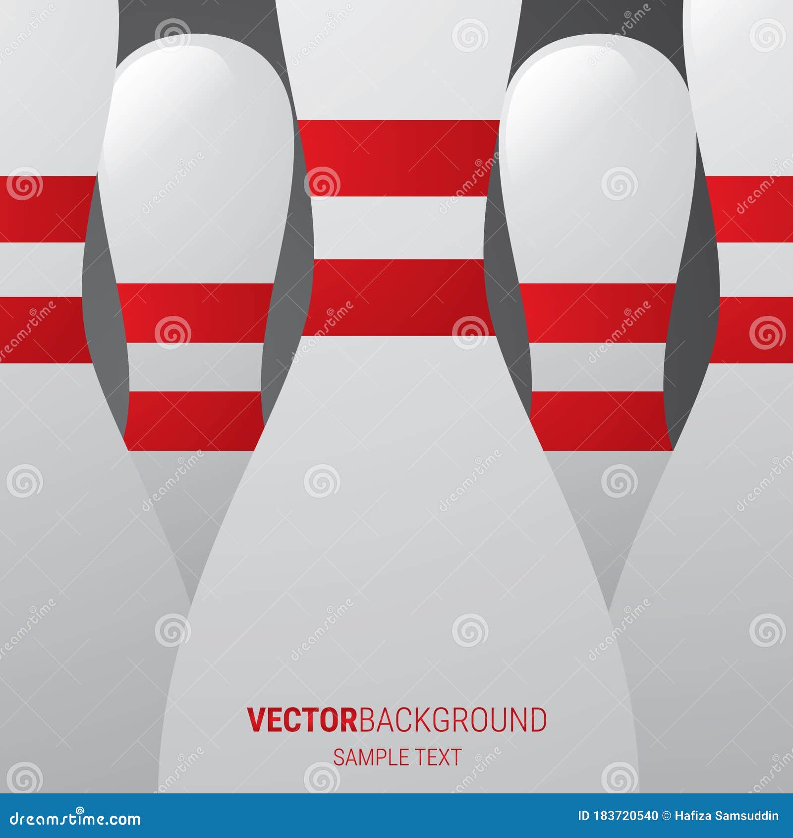 A Bowling Pin Wallpaper Illustration. Stock Illustration - Illustration ...