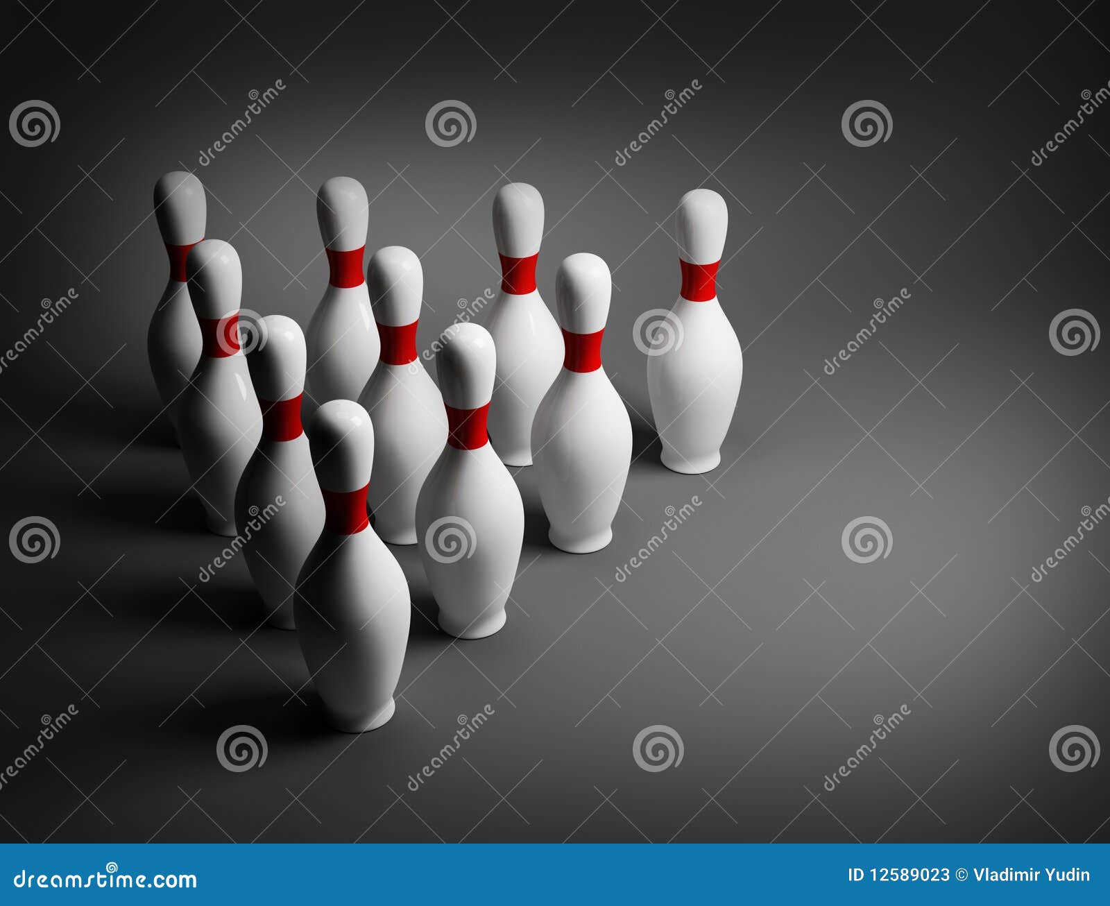 Bowling pins stock illustration. Illustration of pyramid - 12589023