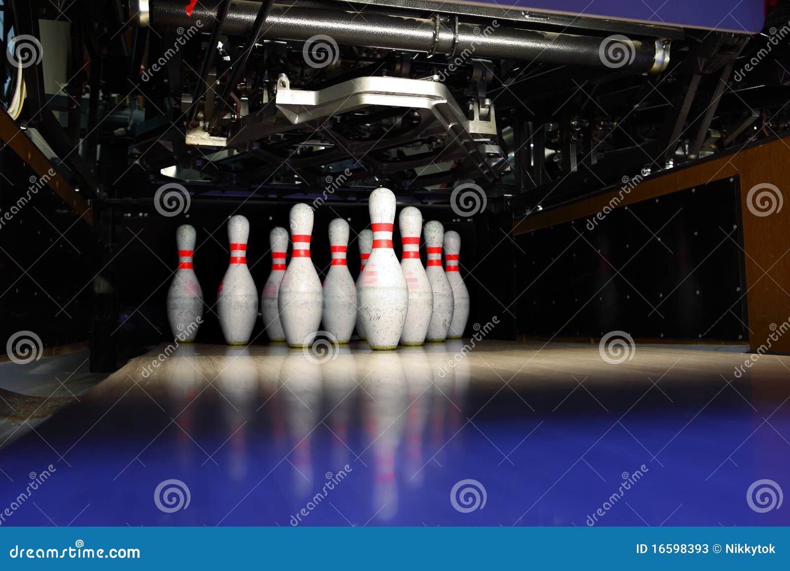 Bowling Pins Falling From Ball Royalty-Free Stock Photo | CartoonDealer ...