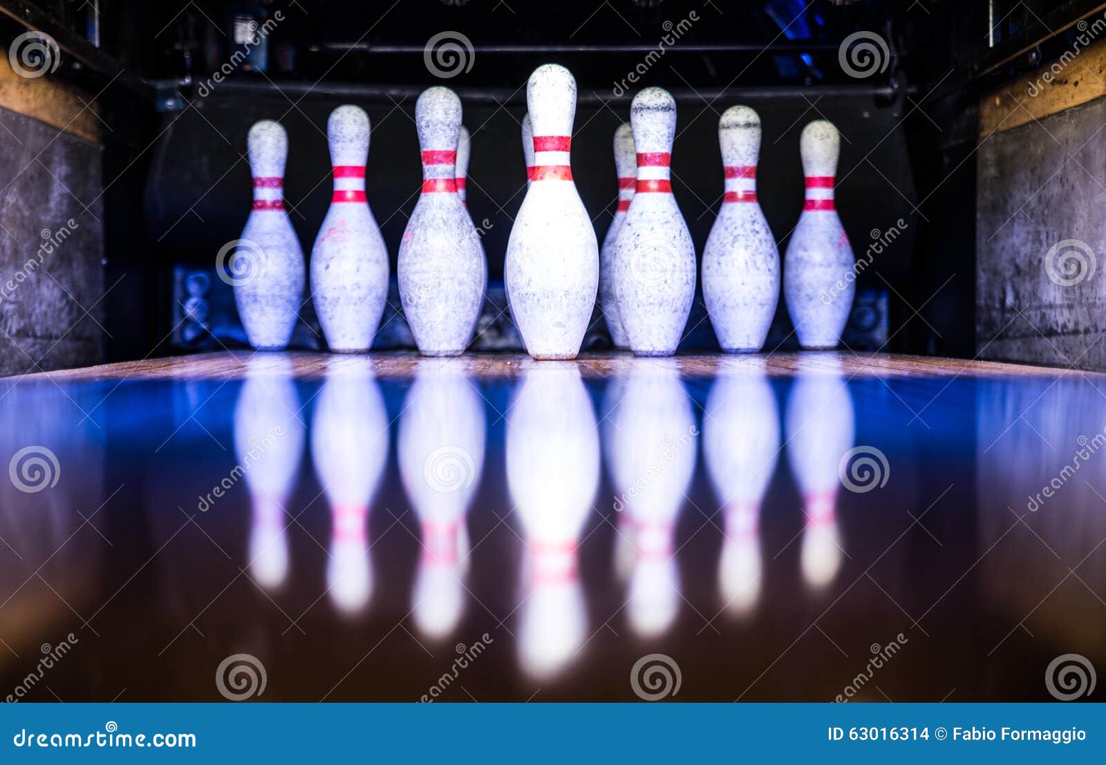 Bowling pins stock photo. Image of spare, scoring, activity - 63016314