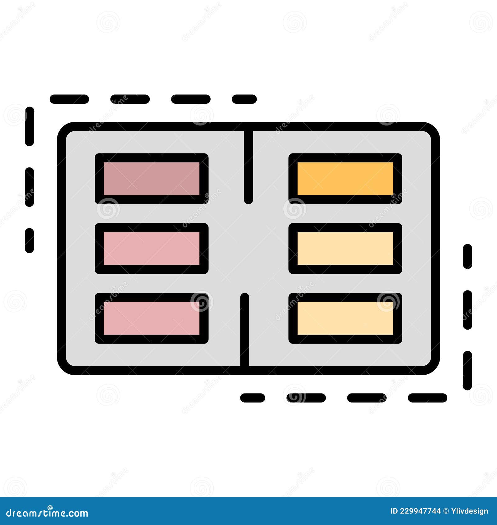 Bowling Score Sheet. Blank Template Scoreboard With Game Objects Vector ...