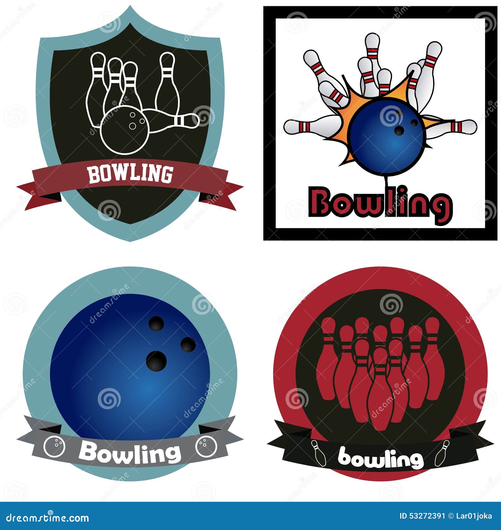Bowling stock illustration. Illustration of design, label - 53272391