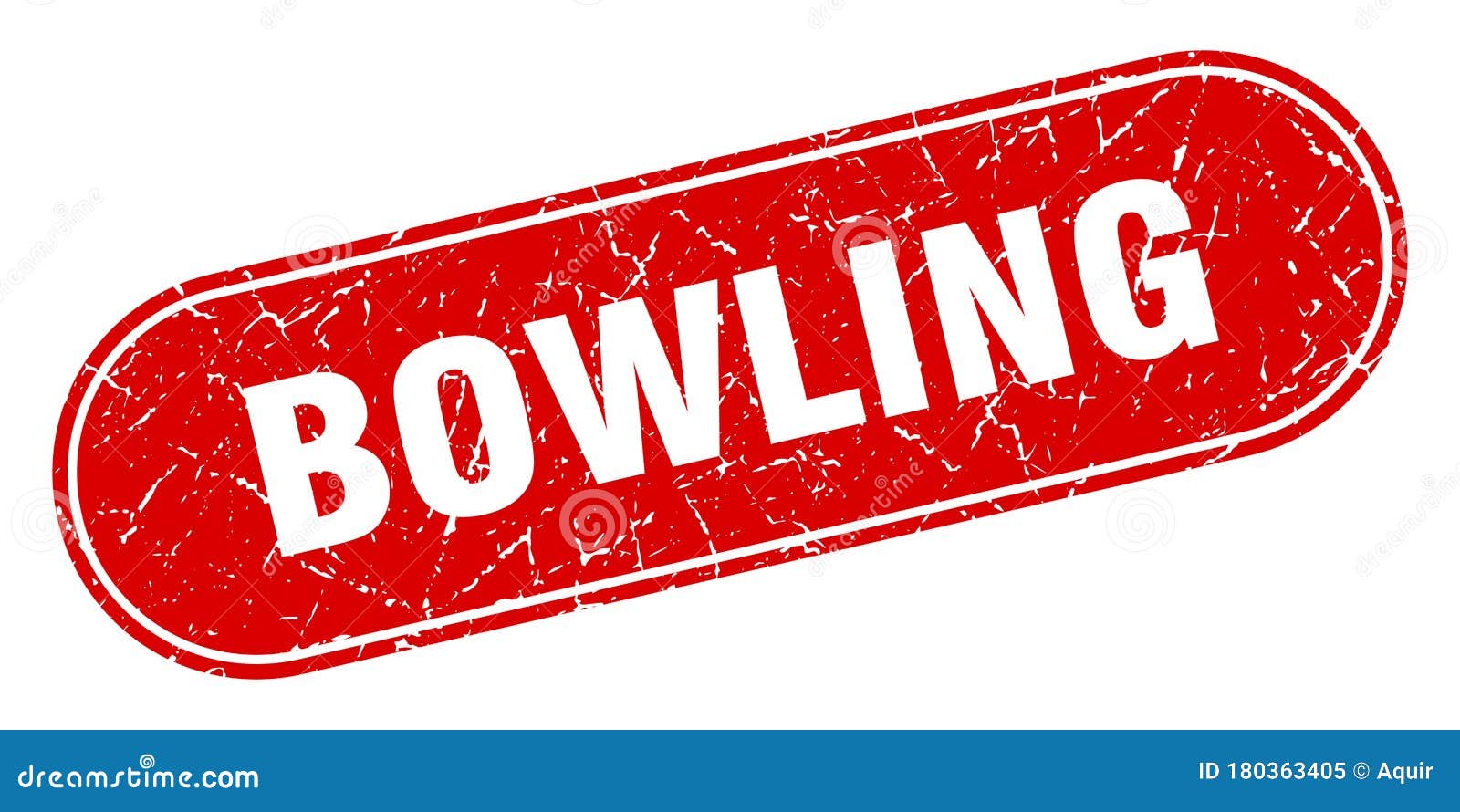 Bowling Sign. Bowling Grunge Stamp Stock Vector - Illustration of ...