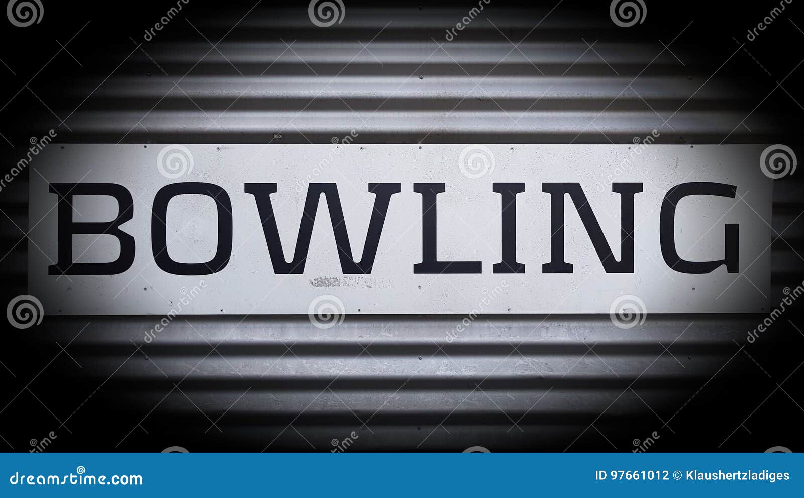 Bowling sign stock illustration. Illustration of white - 97661012