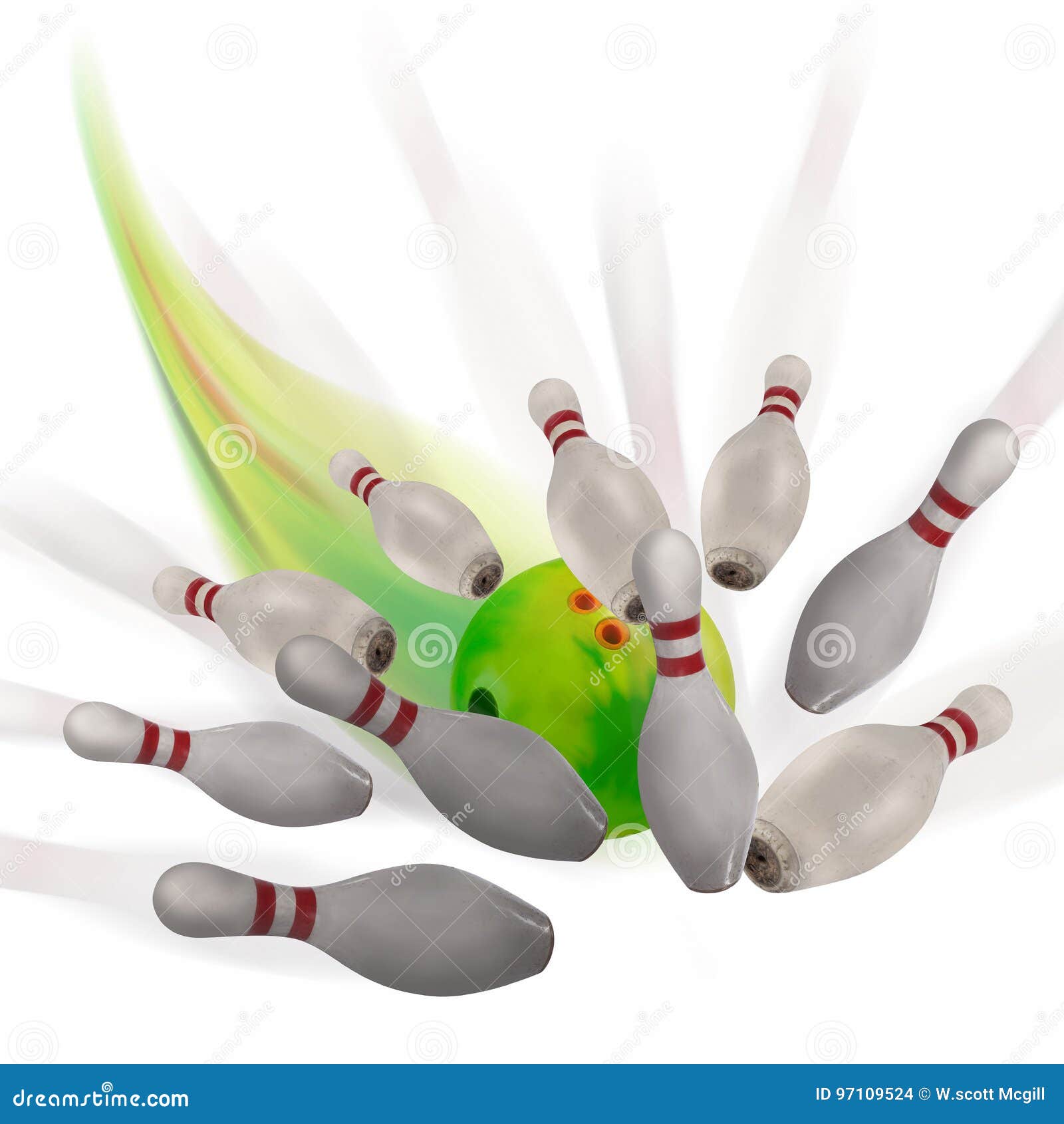 Bowling for Strikes. stock photo. Image of happy, play - 97109524