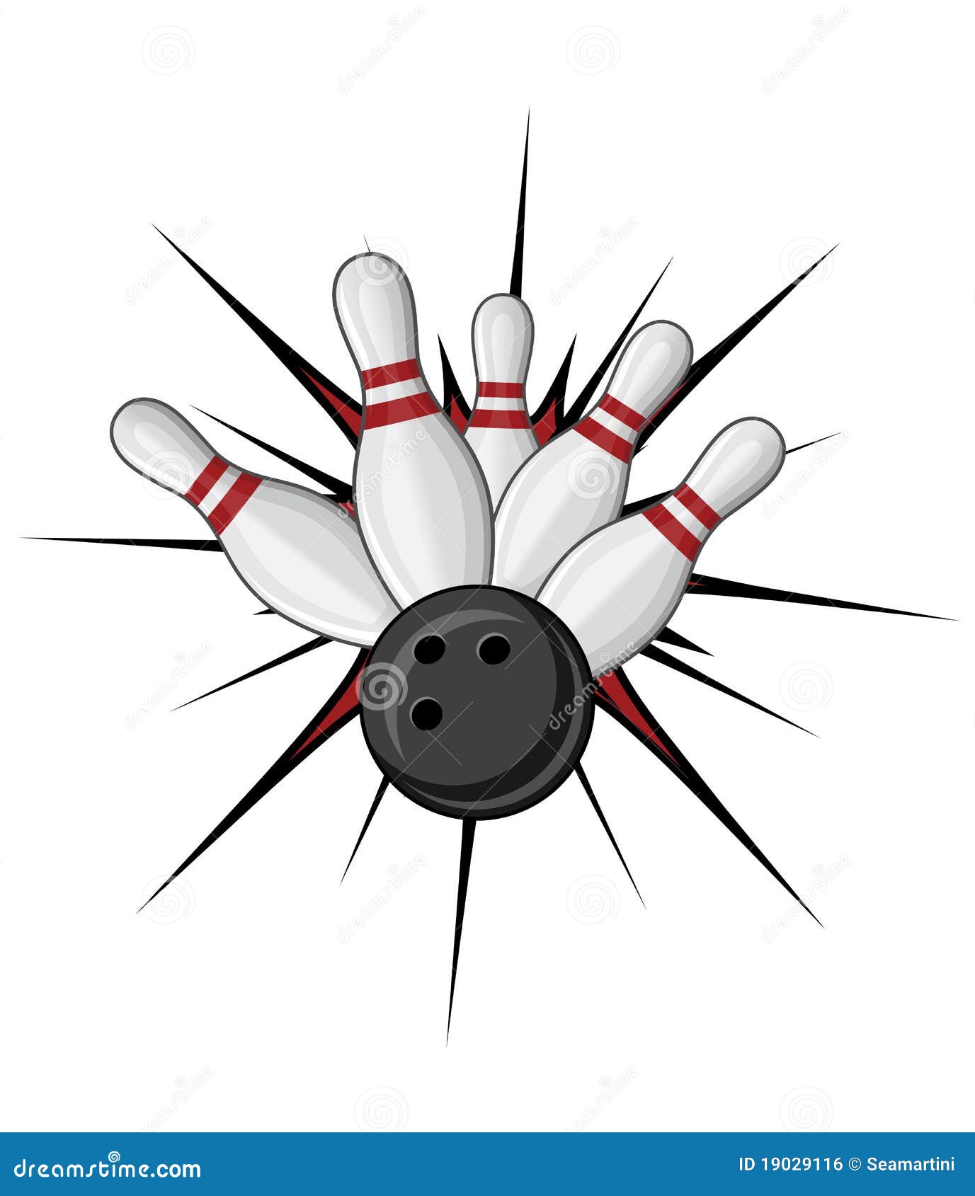 Bowling symbol stock vector. Illustration of championship - 19029116