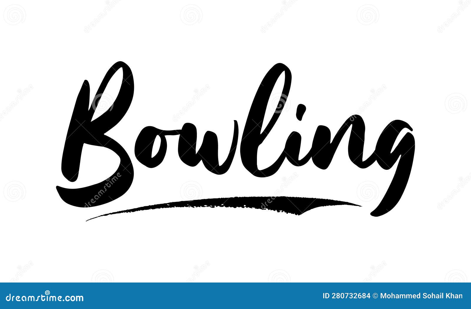 Bowling Typography Lettering Text Vector Design Quote Stock Vector ...