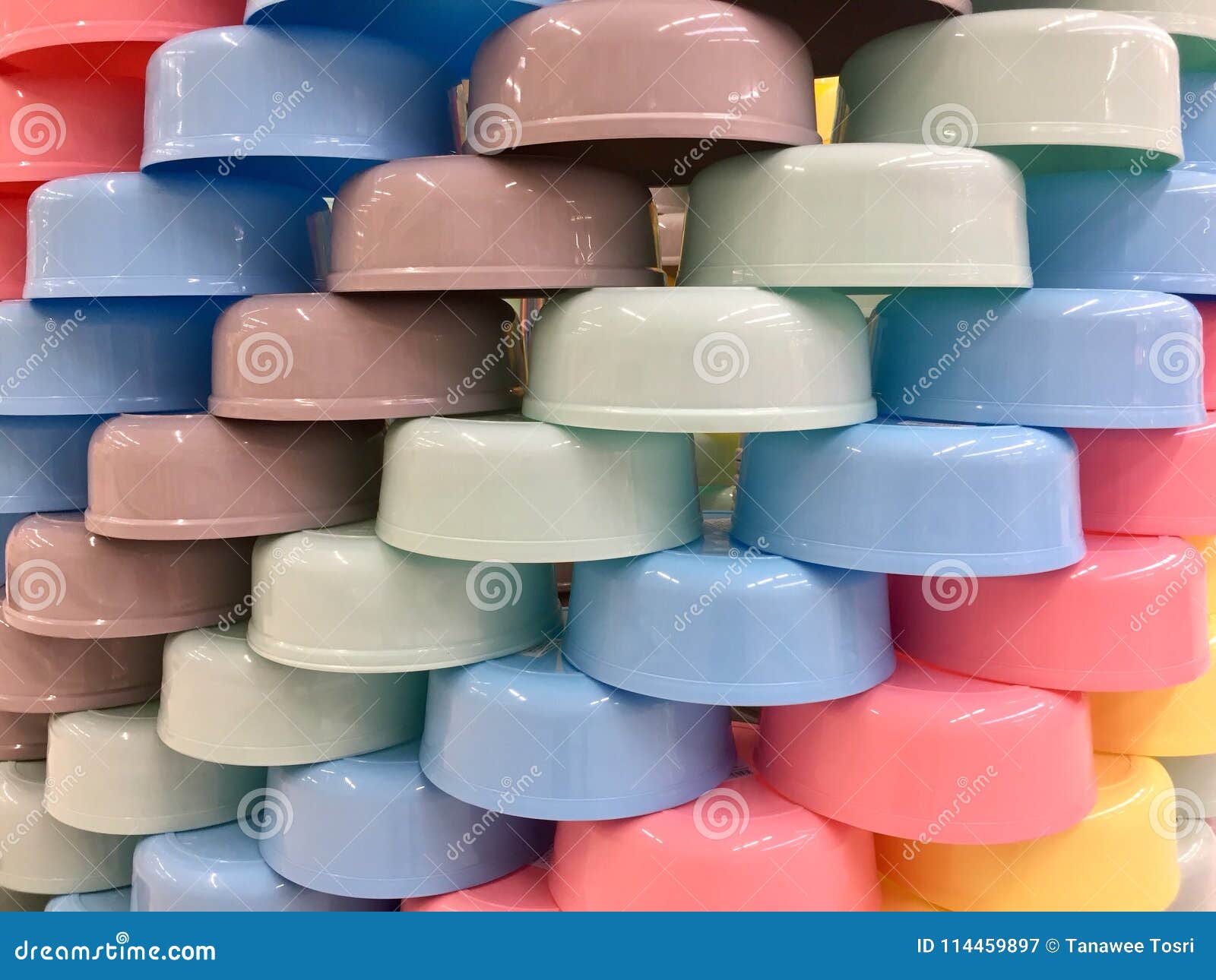 Bowls stock image. Image of blue, colorful, isolated - 114459897