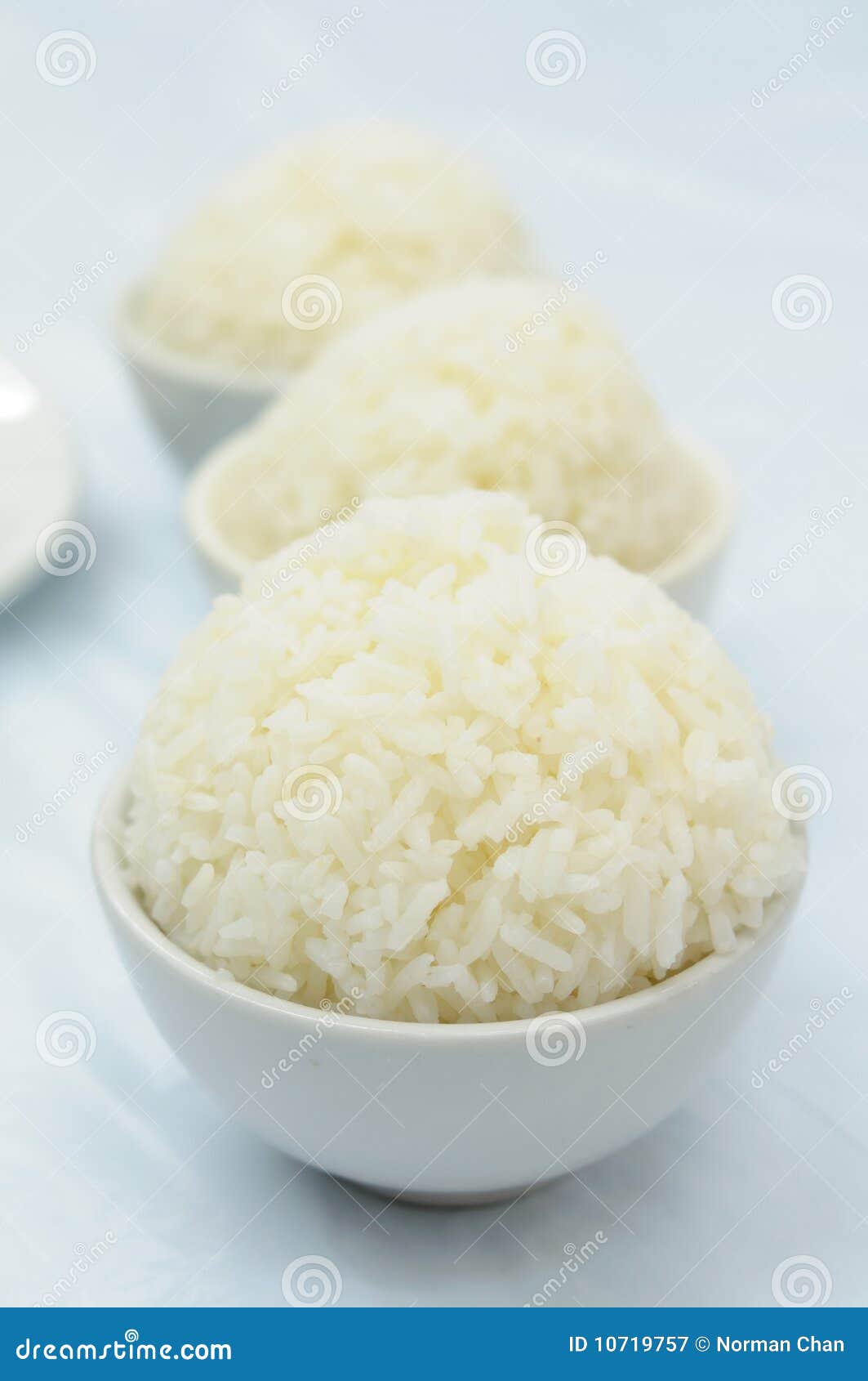 Bowls of Cooked Chinese Rice Stock Image - Image of culture, meal: 10719757