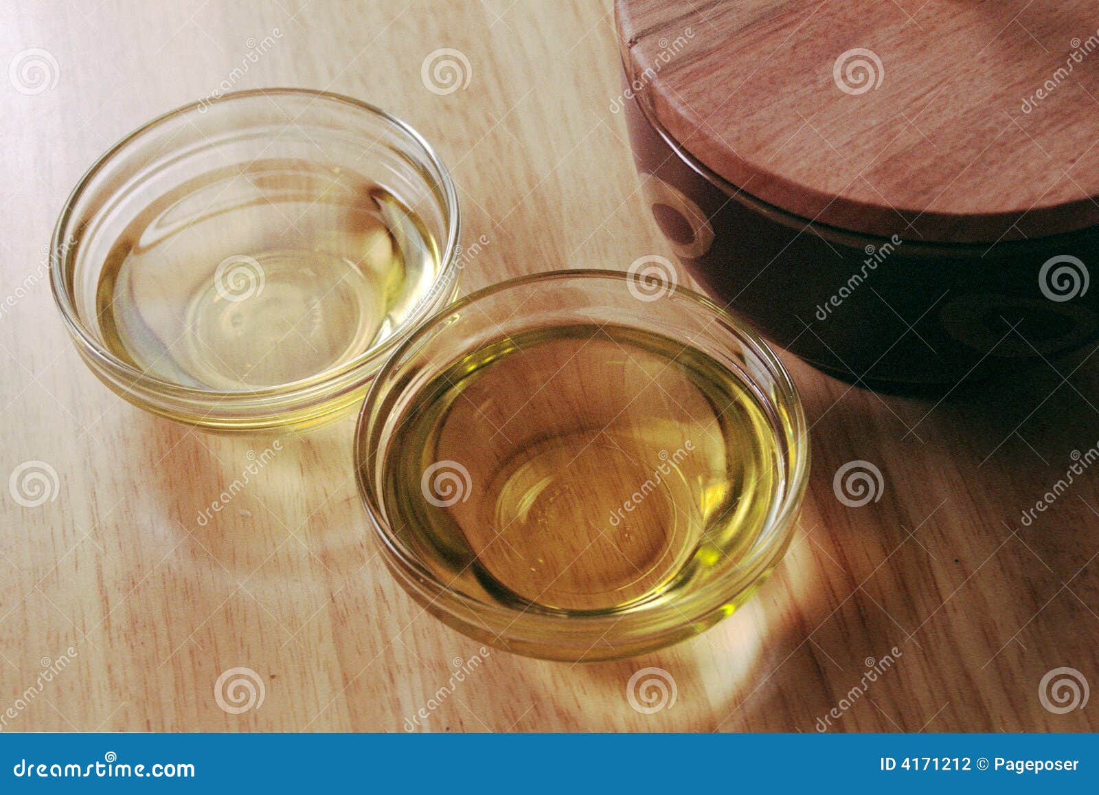 Bowls of oil stock photo. Image of food, chinese, clear - 4171212