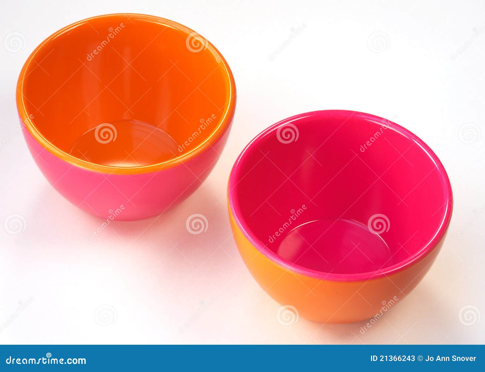 Bowls of opposite colors stock image. Image of vivid - 21366243