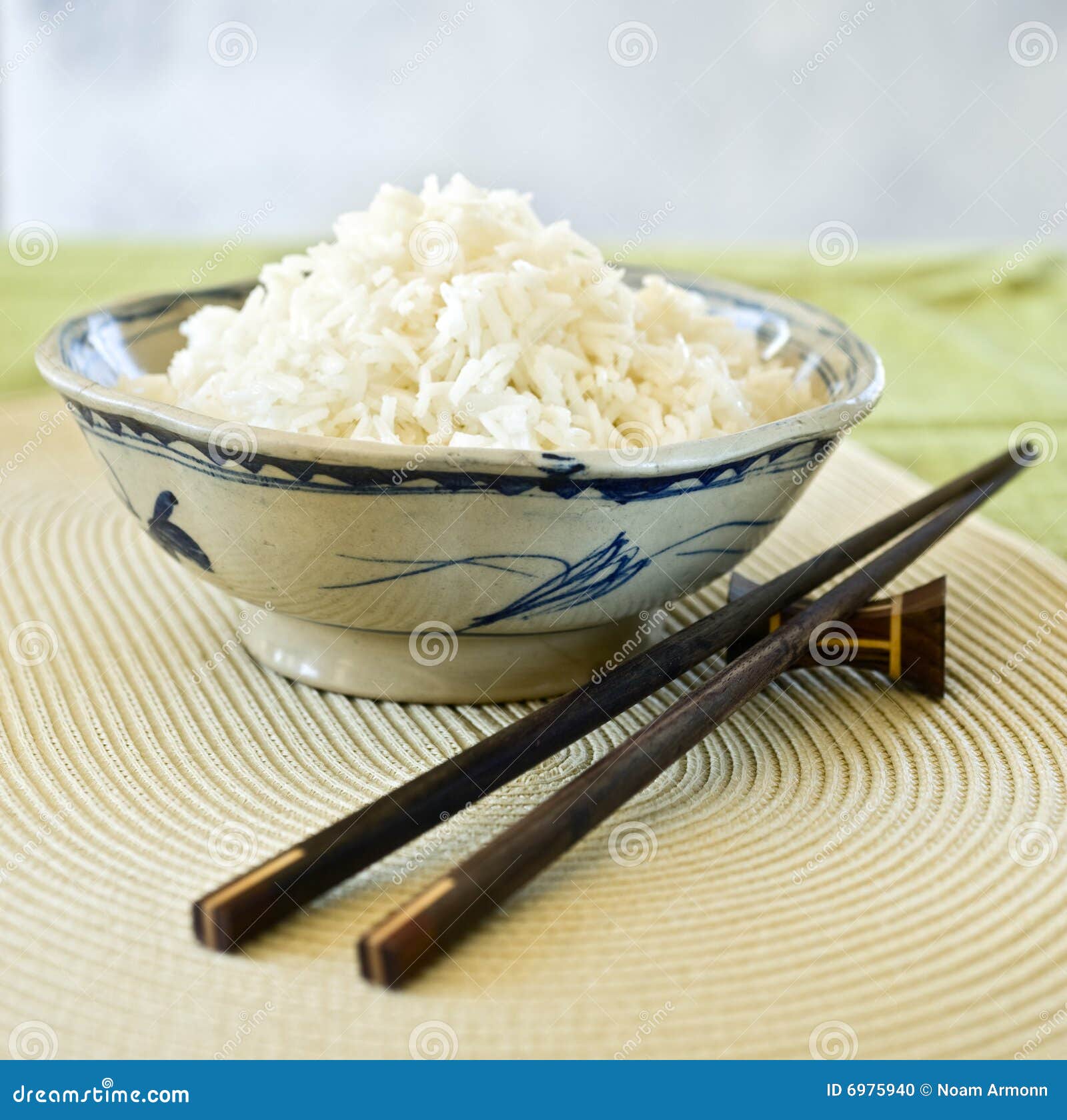 Bowls of rice stock photo. Image of bowl, backgrounds - 6975940
