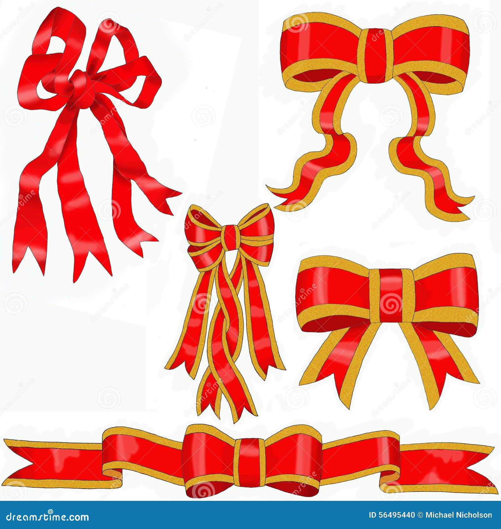 Bows assorted designs stock illustration. Illustration of butterfly ...