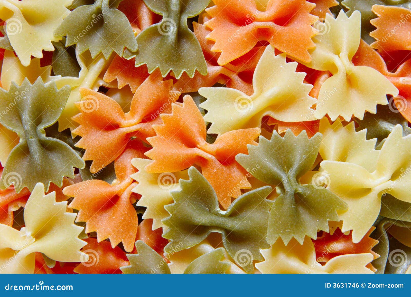 Bows - italian pasta stock photo. Image of macaroni, fresh - 3631746