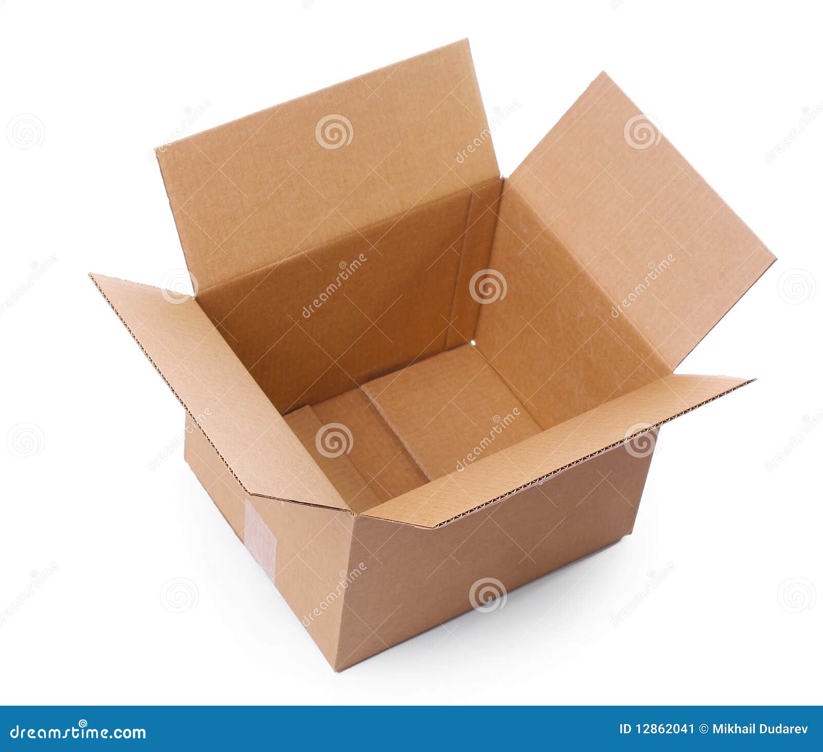 Box stock image. Image of cardboard, shipping, open, paper - 12862041