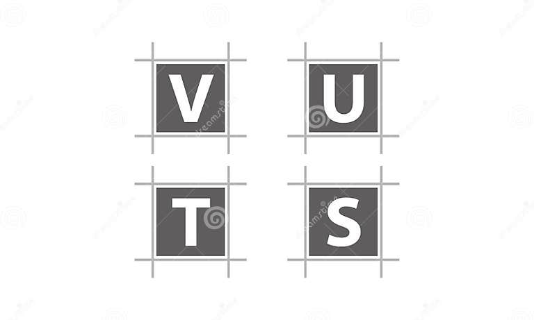 Box Abbreviation Template Set Stock Vector - Illustration of management ...