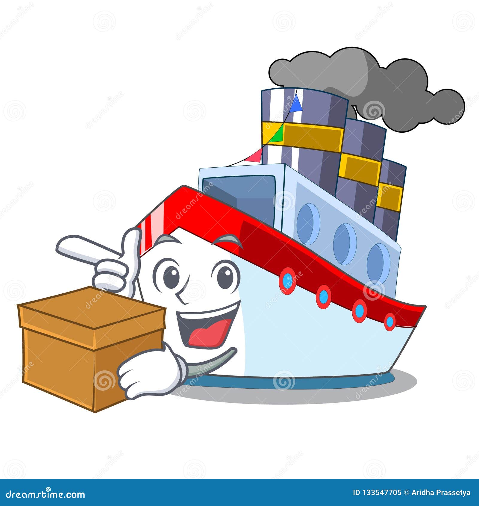 Ship Top View. Seaside Cargo Boats Dockyard Terminal Vector Map Above ...