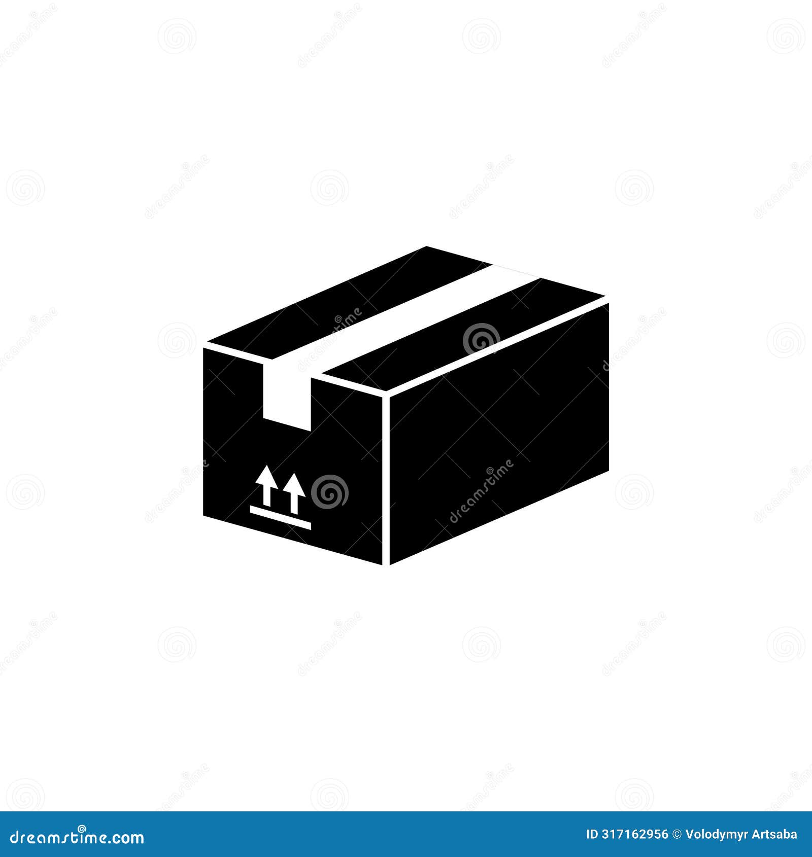 Box with Arrow Up Inward, Incoming Loading Flat Vector Icon Stock ...
