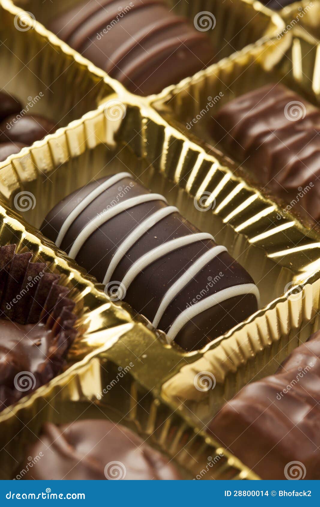 Box of Assorted Chocolates stock photo. Image of food - 28800014