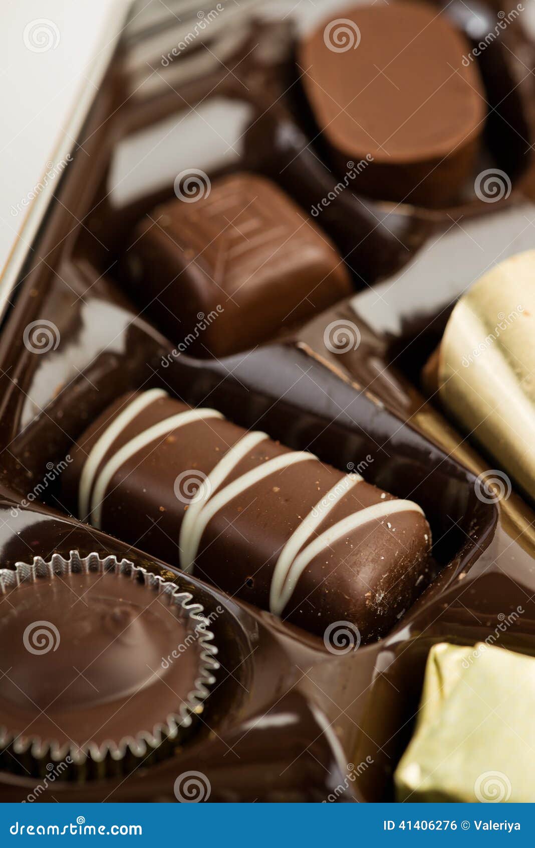 Box of Assorted Chocolates stock photo. Image of love - 41406276