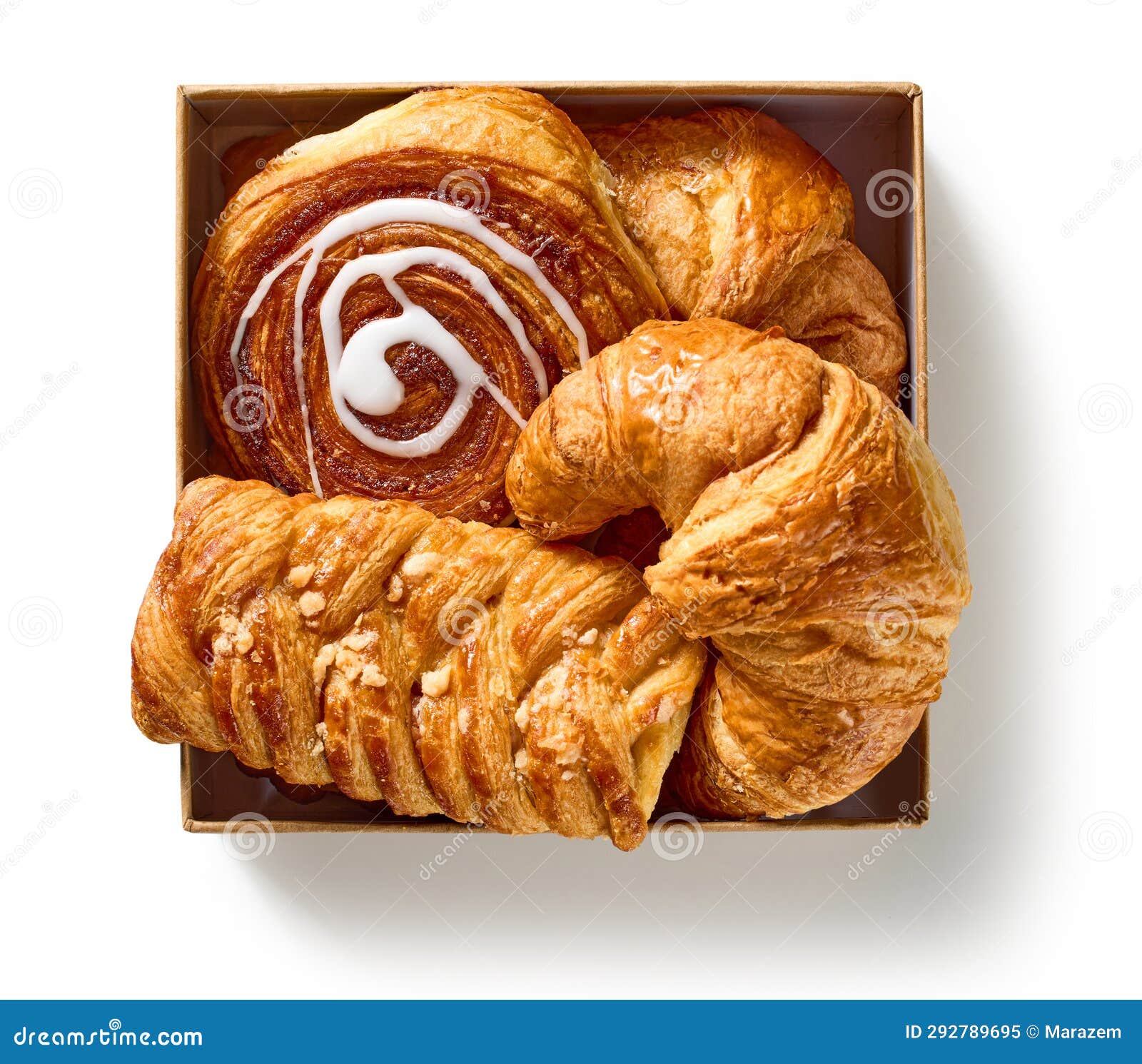Box of assorted pastries stock image. Image of fresh - 292789695