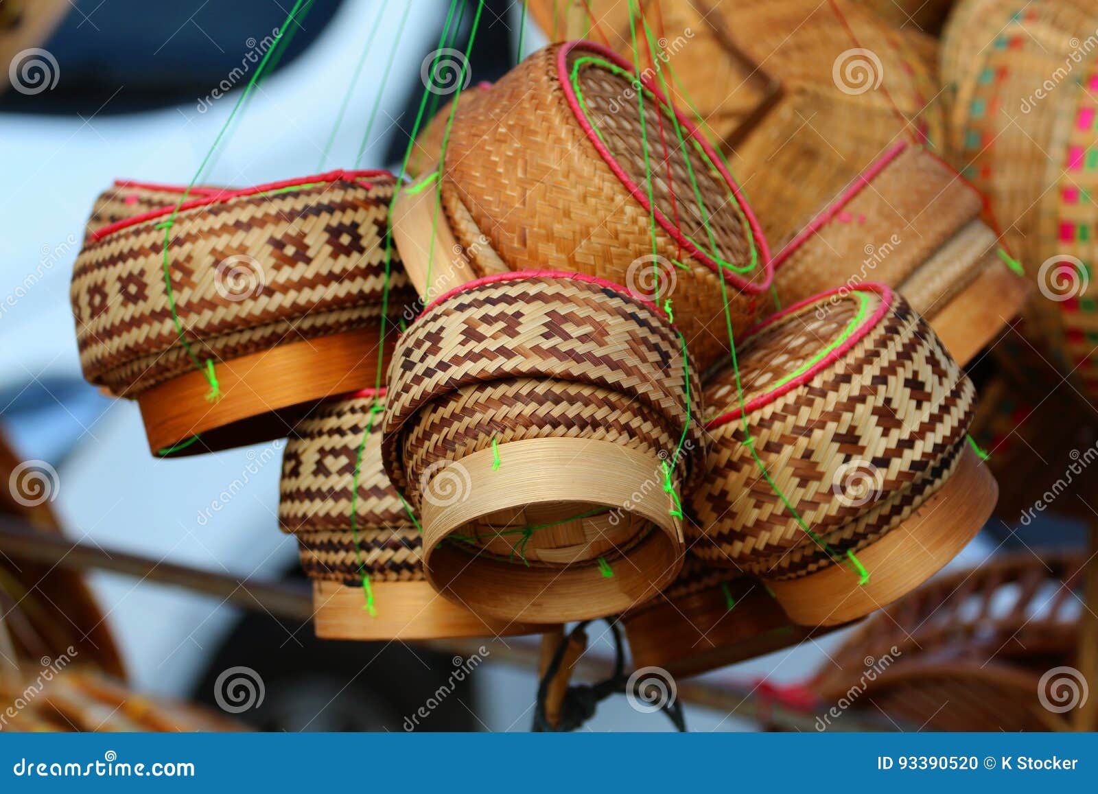 Box Bamboo Rice, Container, Container, Rice, Wisdom in Thailand, Made ...
