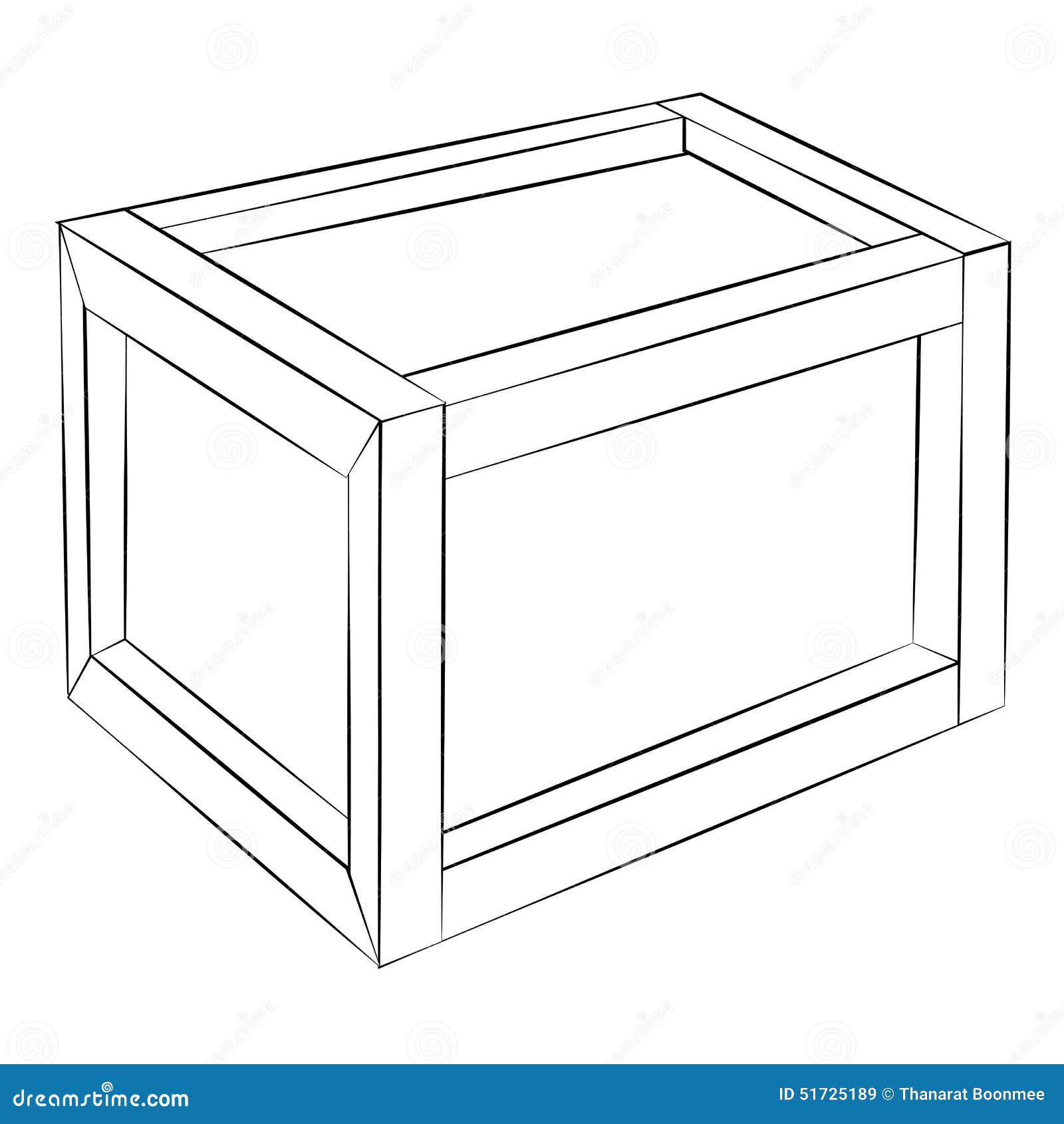 Box stock vector. Illustration of pencil, shapes, gift - 51725189