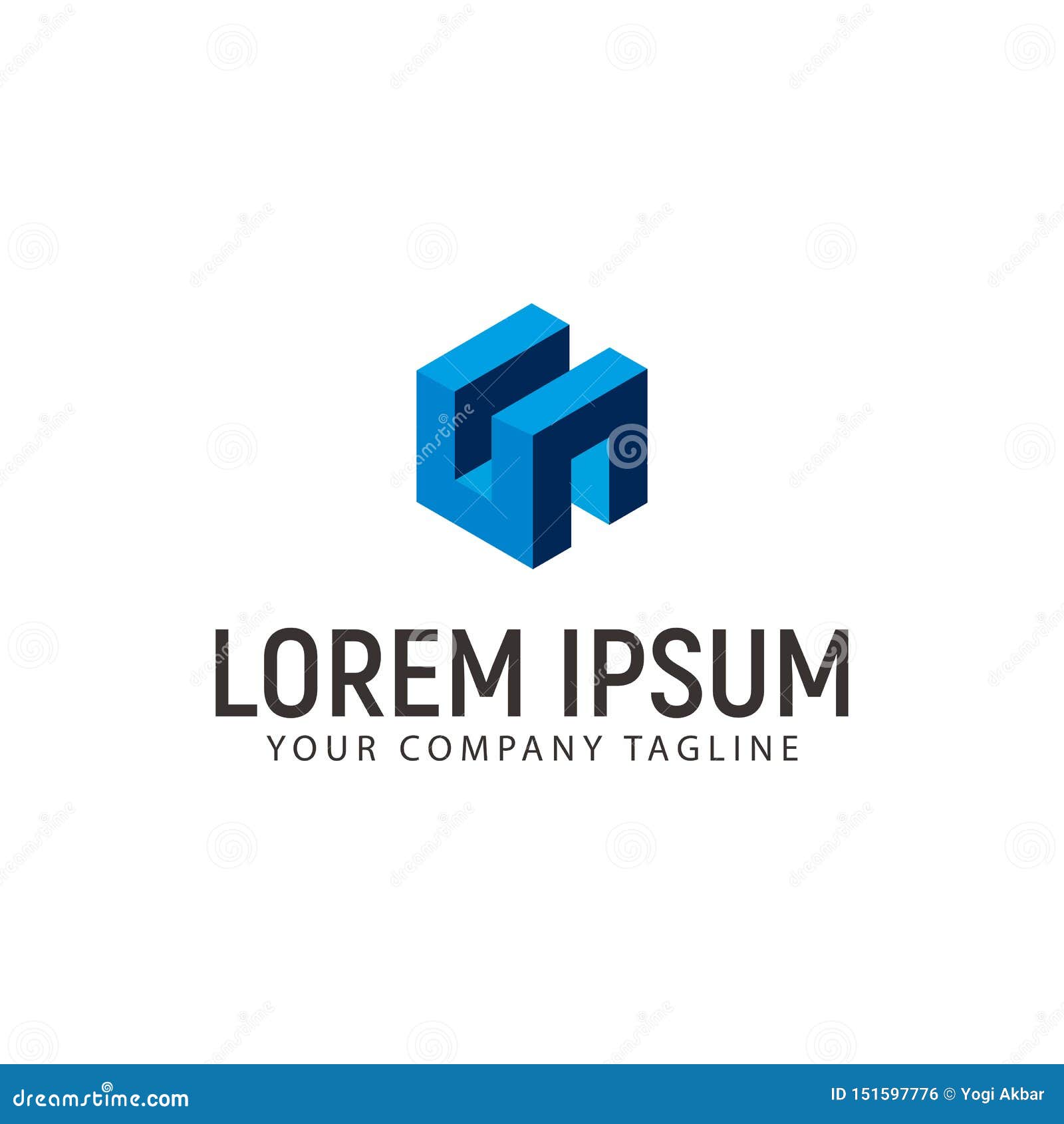 Box Building Logo Design Concept Template Stock Vector - Illustration ...