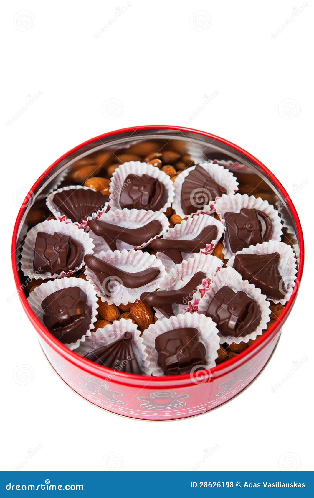 Box of candies stock photo. Image of chocolate, isolated - 28626198