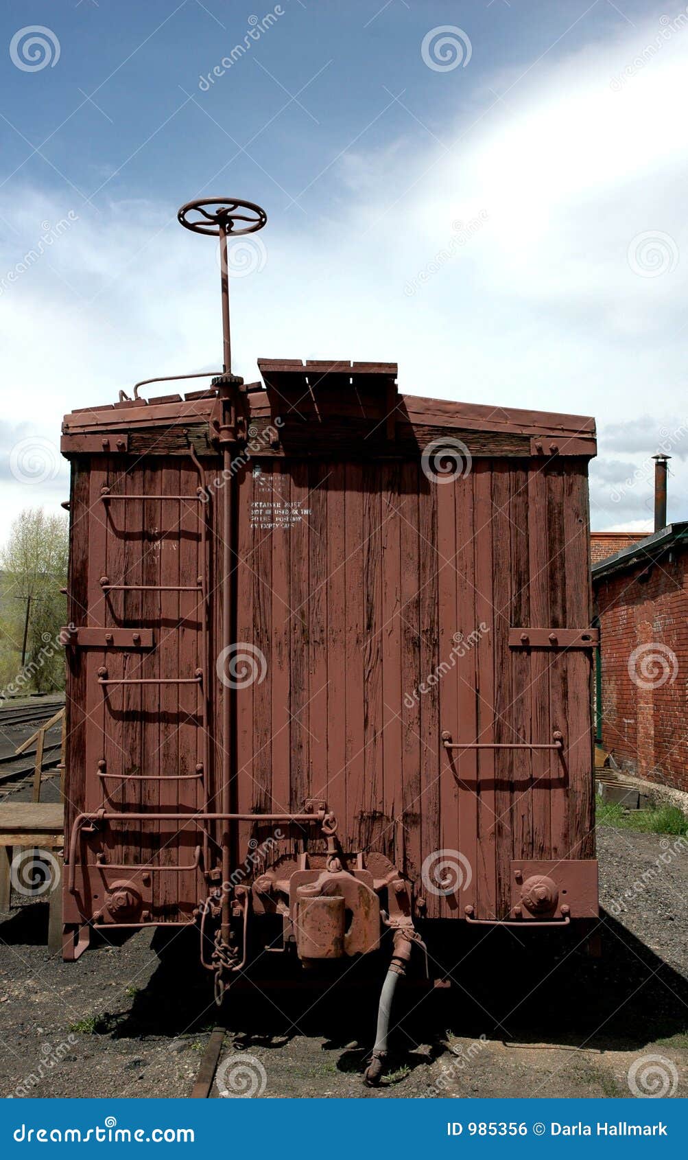 Box car stock photo. Image of quaint, gauge, hallmark, narrow - 985356